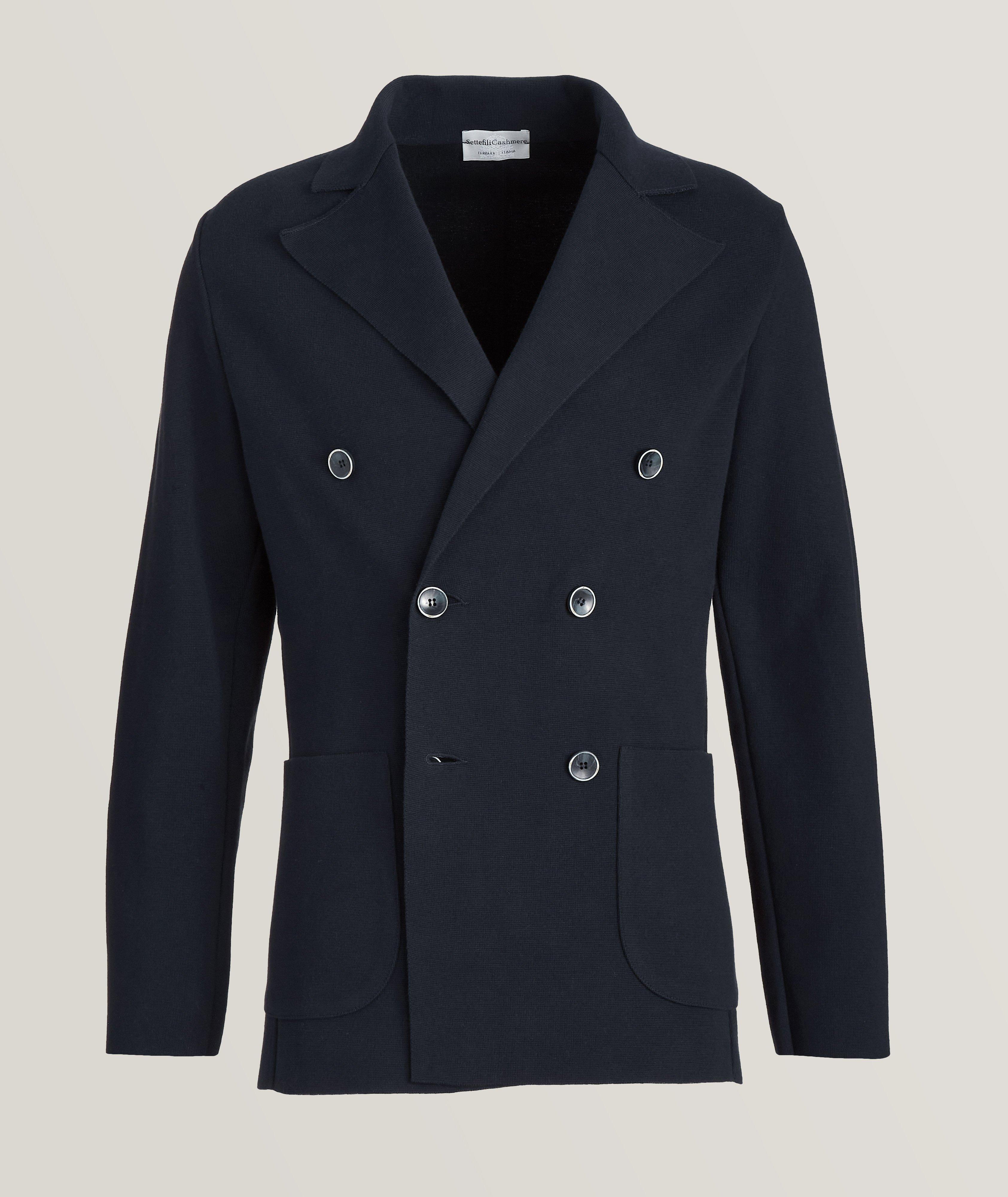 Settefili Cotton Knit Double-Breasted Swacket | Sweaters & Knits ...