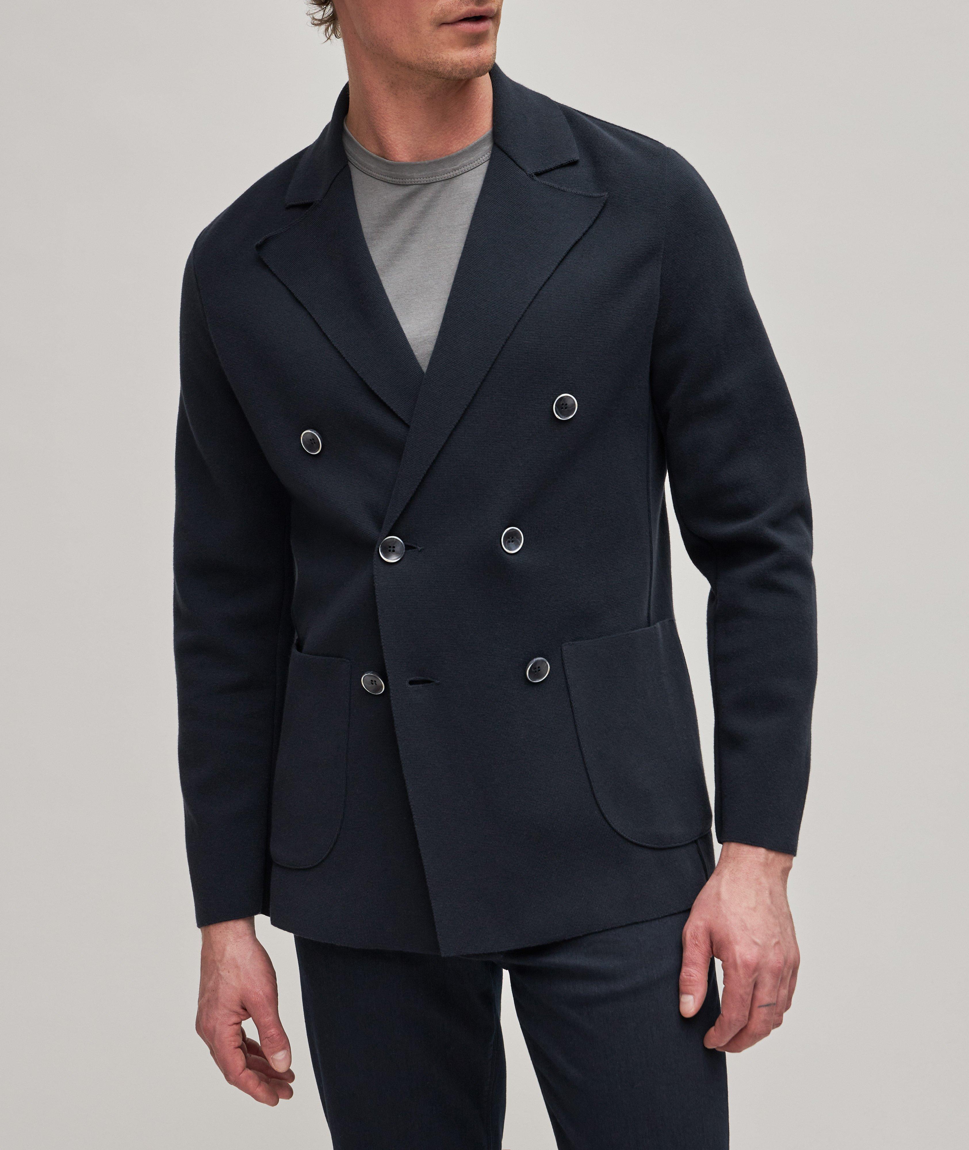 Settefili Cotton Knit Double-Breasted Swacket | Sweaters & Knits ...