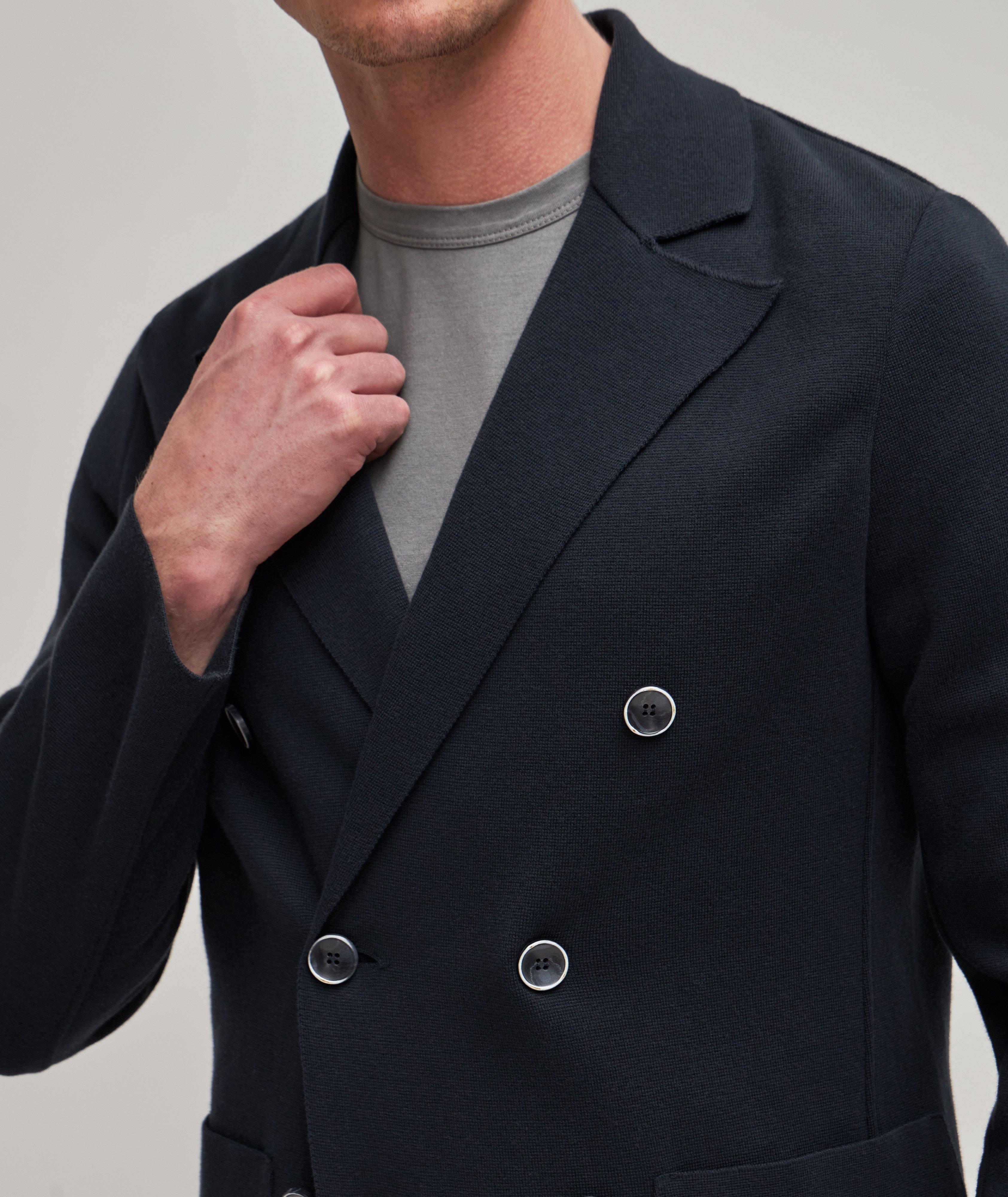 Settefili Cotton Knit Double-Breasted Swacket | Sweaters & Knits ...