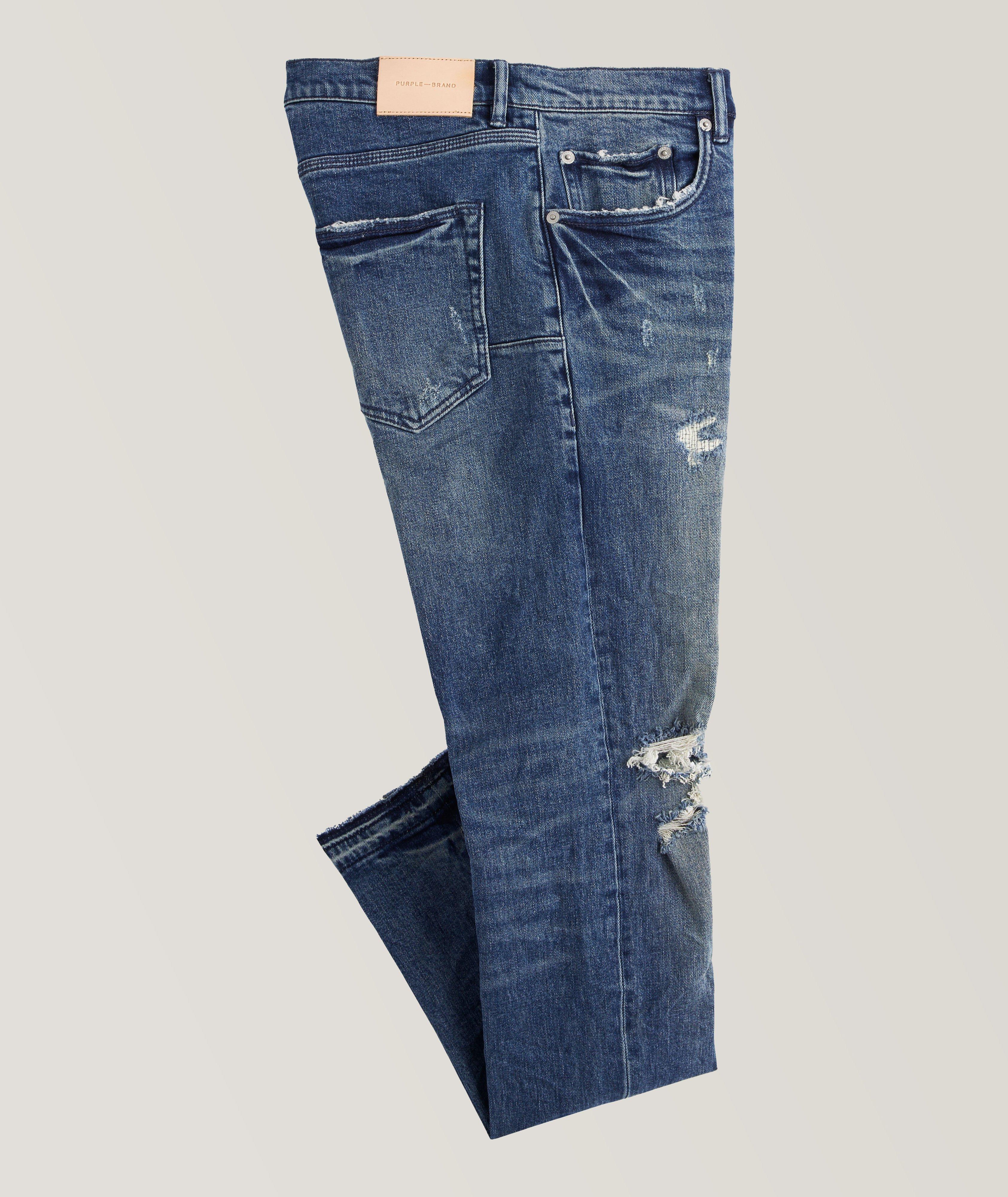Purple Brand P001 Blowout Distressed Jeans | Jeans | Harry Rosen