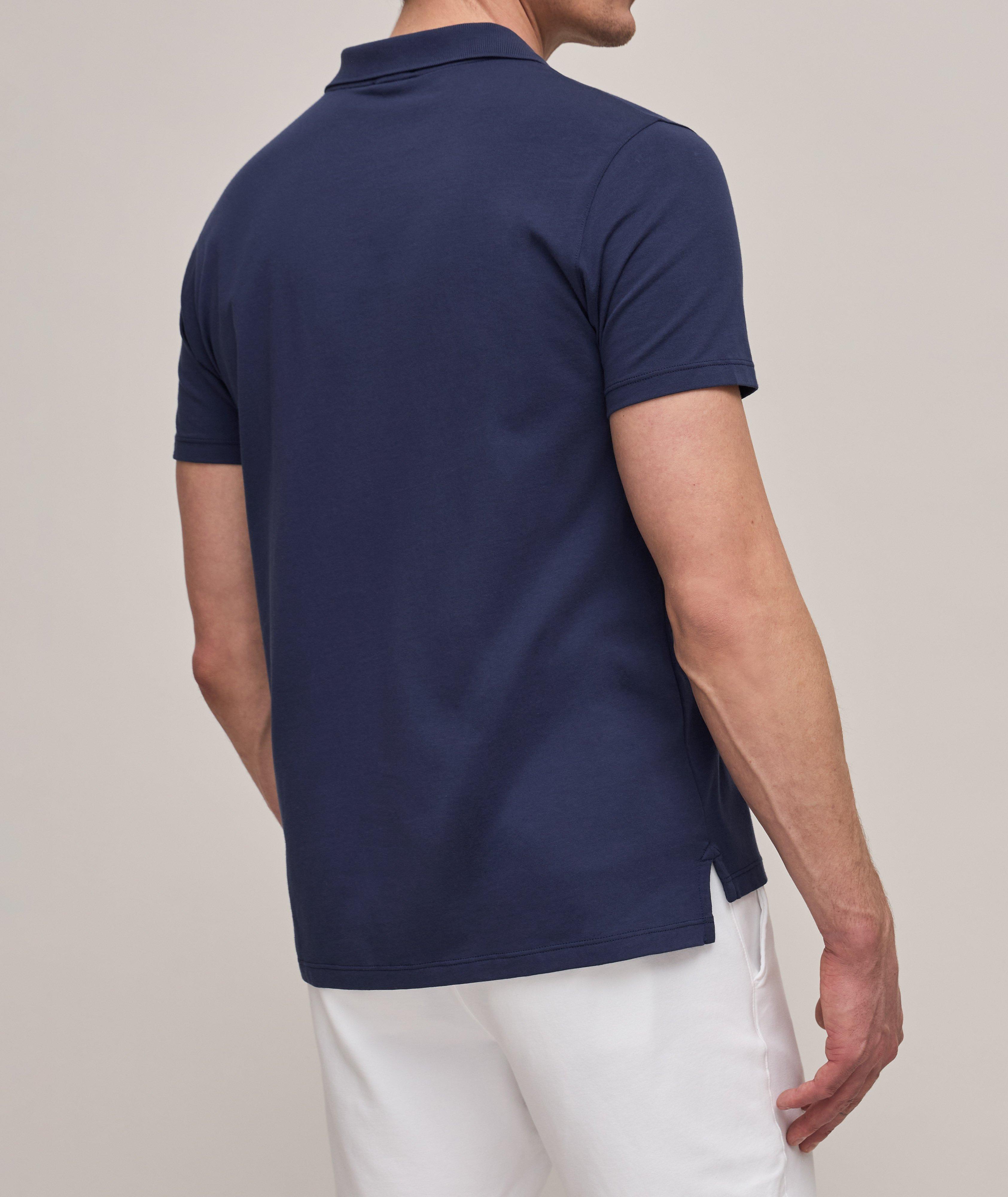 Patrick Assaraf Pima Stretch-Cotton Cuban Collar Polo | Polos | Harry Rosen