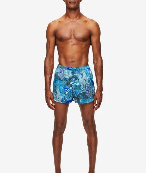 Derek Rose Brindisi 86 Print Silk Satin Modern Fit Boxers | Underwear ...