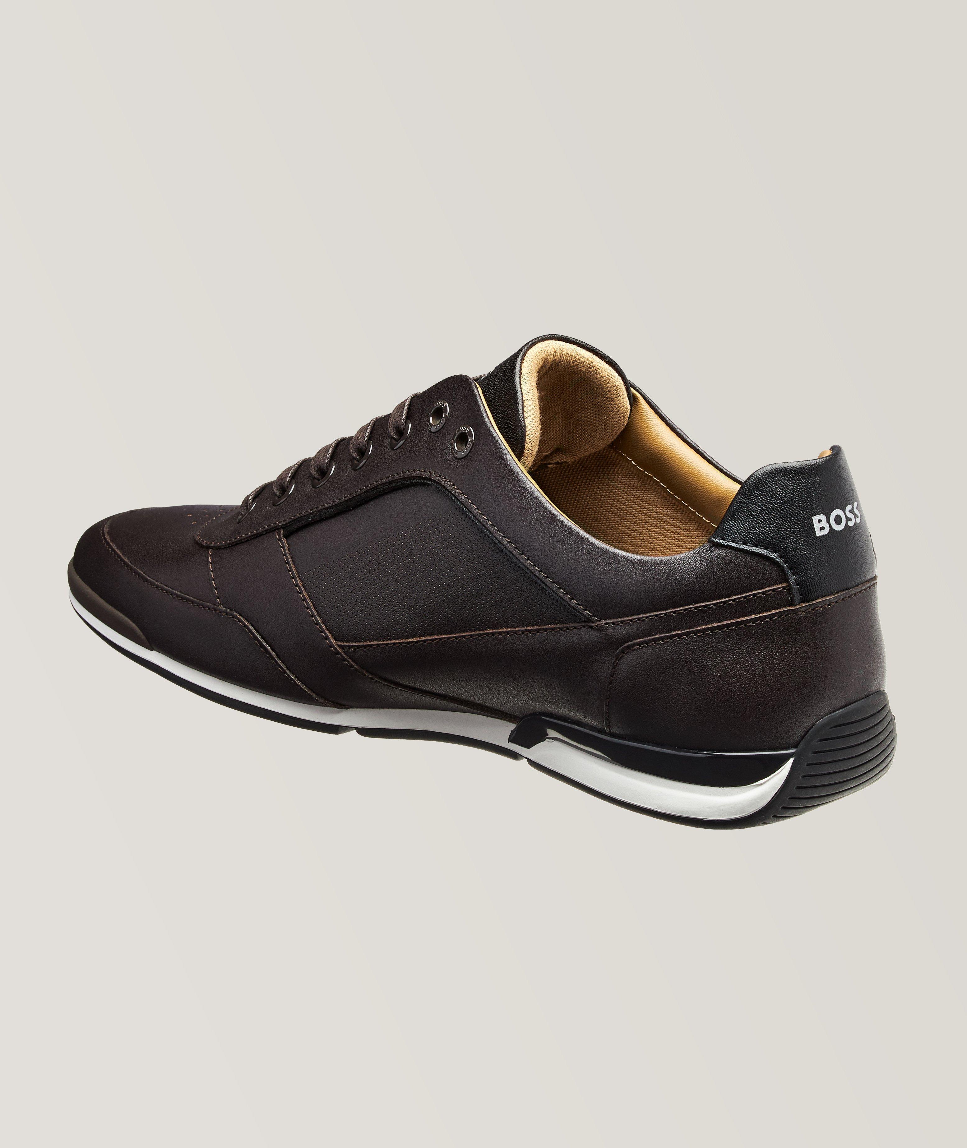 BOSS Saturn Leather Sneakers | Sneakers | Harry Rosen