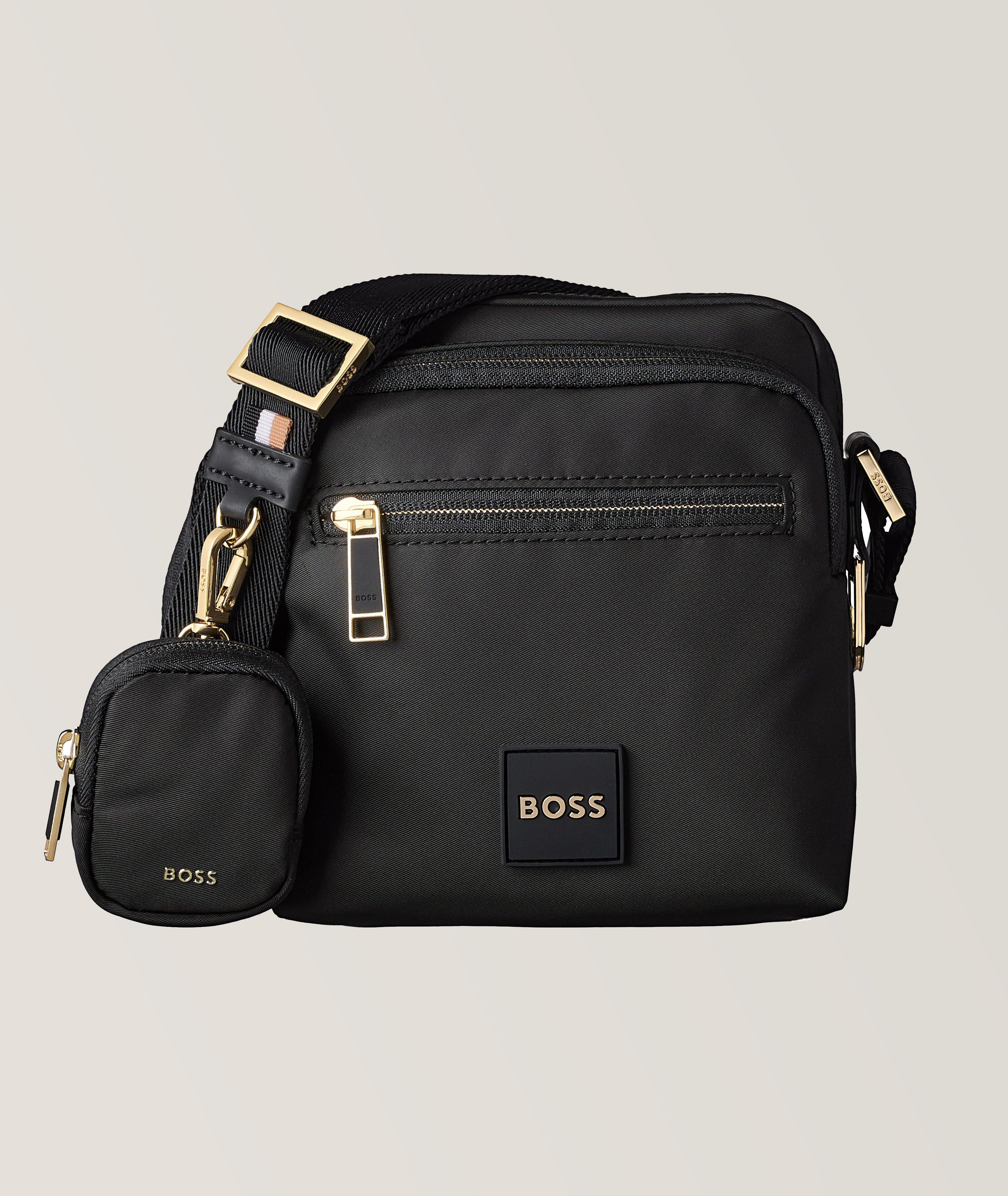 BOSS Gold Trimmed Crossbody Bag | Bags & Cases | Harry Rosen