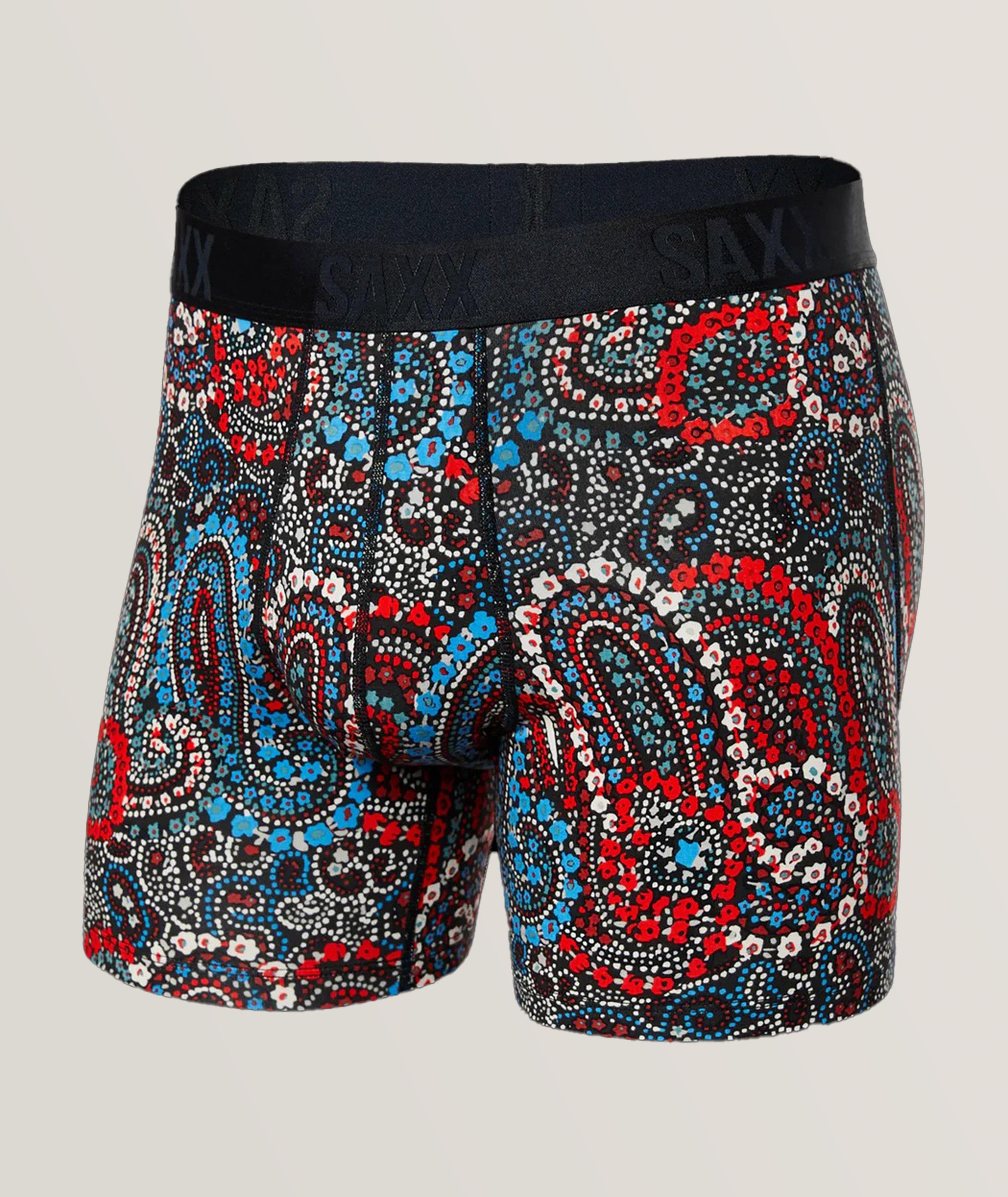SAXX 22nd Century Paisley Pattern Premium Boxer Briefs | Underwear ...