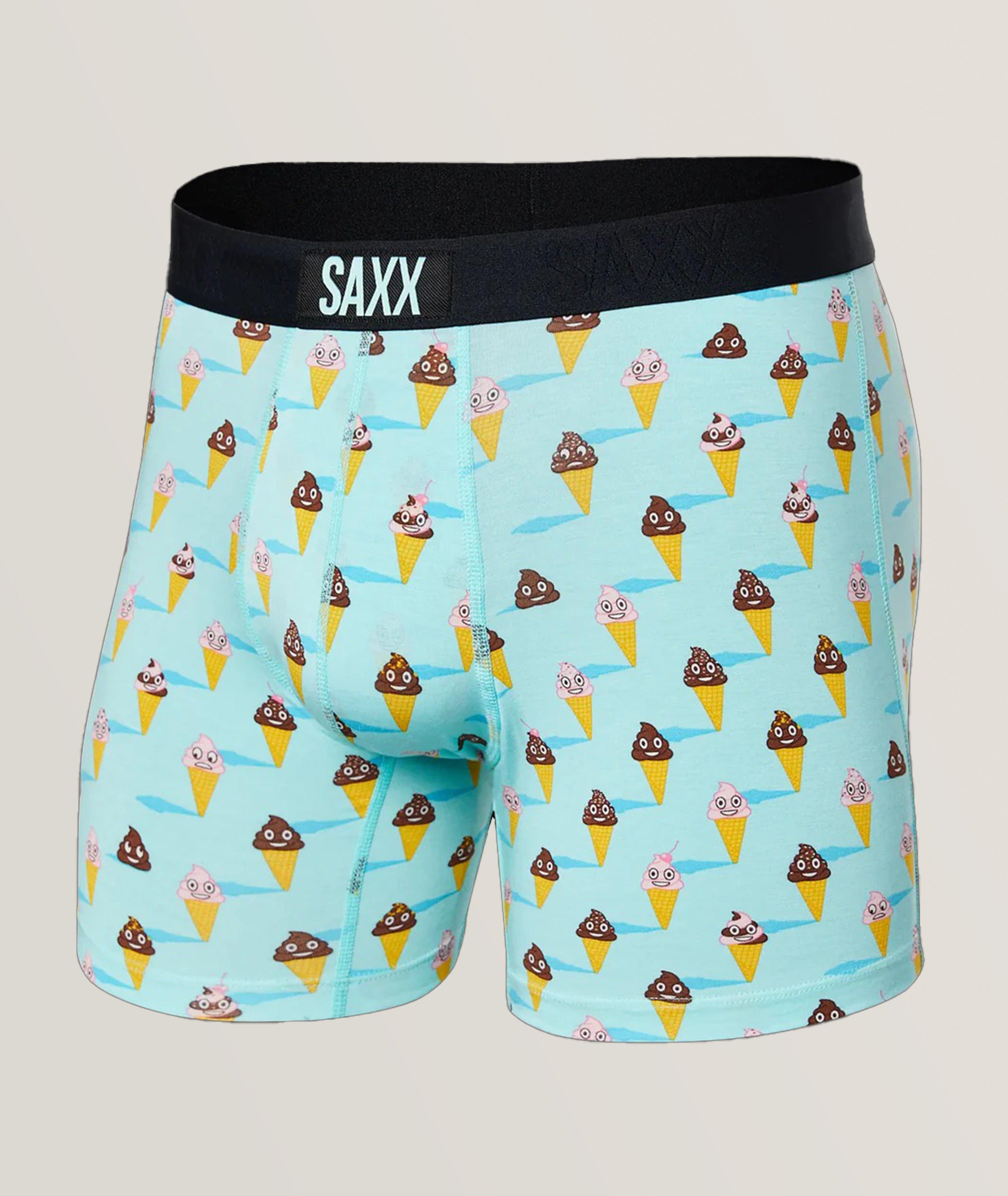 SAXX Vibe Ice Cream Cone Pattern Boxer Briefs | Underwear | Harry Rosen
