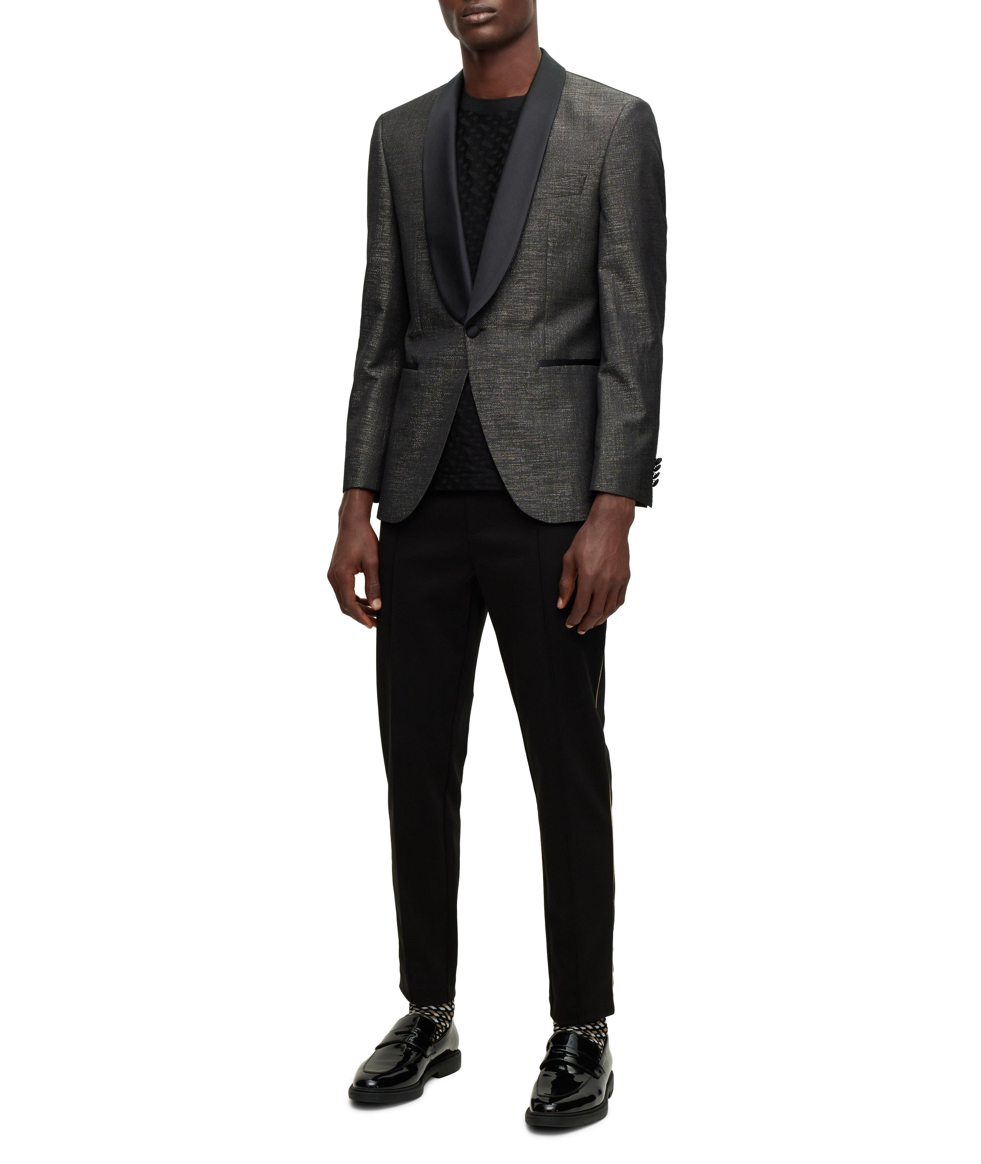 BOSS Metallic Wool-Blend Cocktail Jacket | Sport Jackets | Harry Rosen