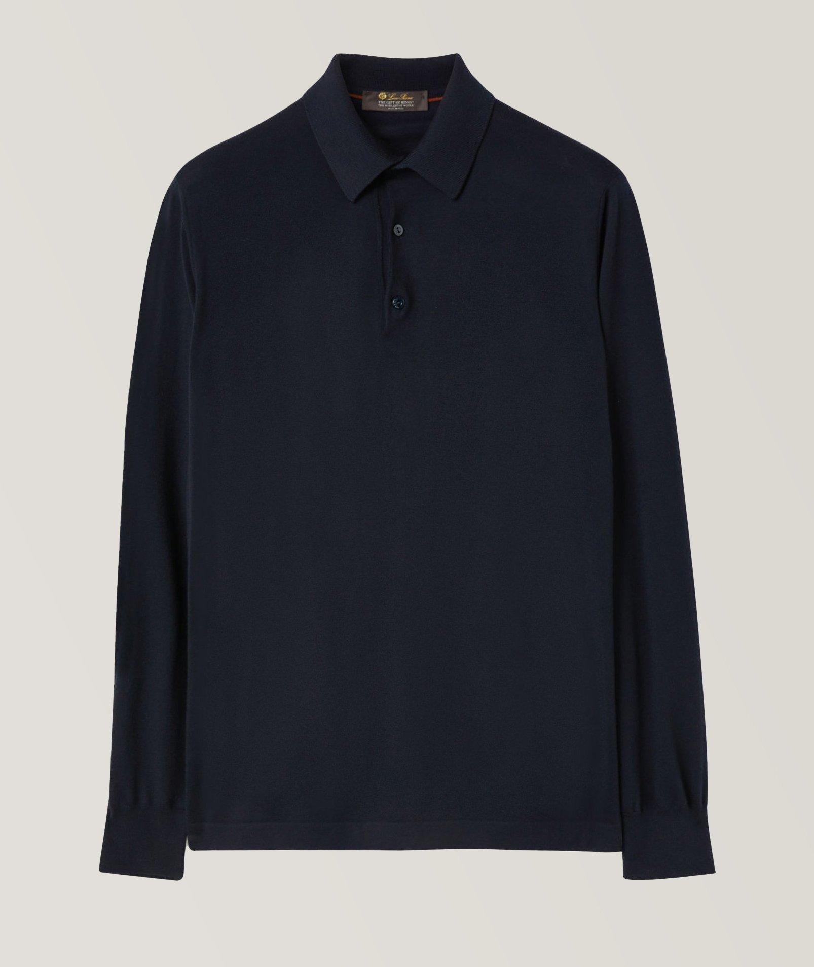 Loro Piana The Gift of Kings Long-Sleeve Wool Polo | Sweaters & Knits ...
