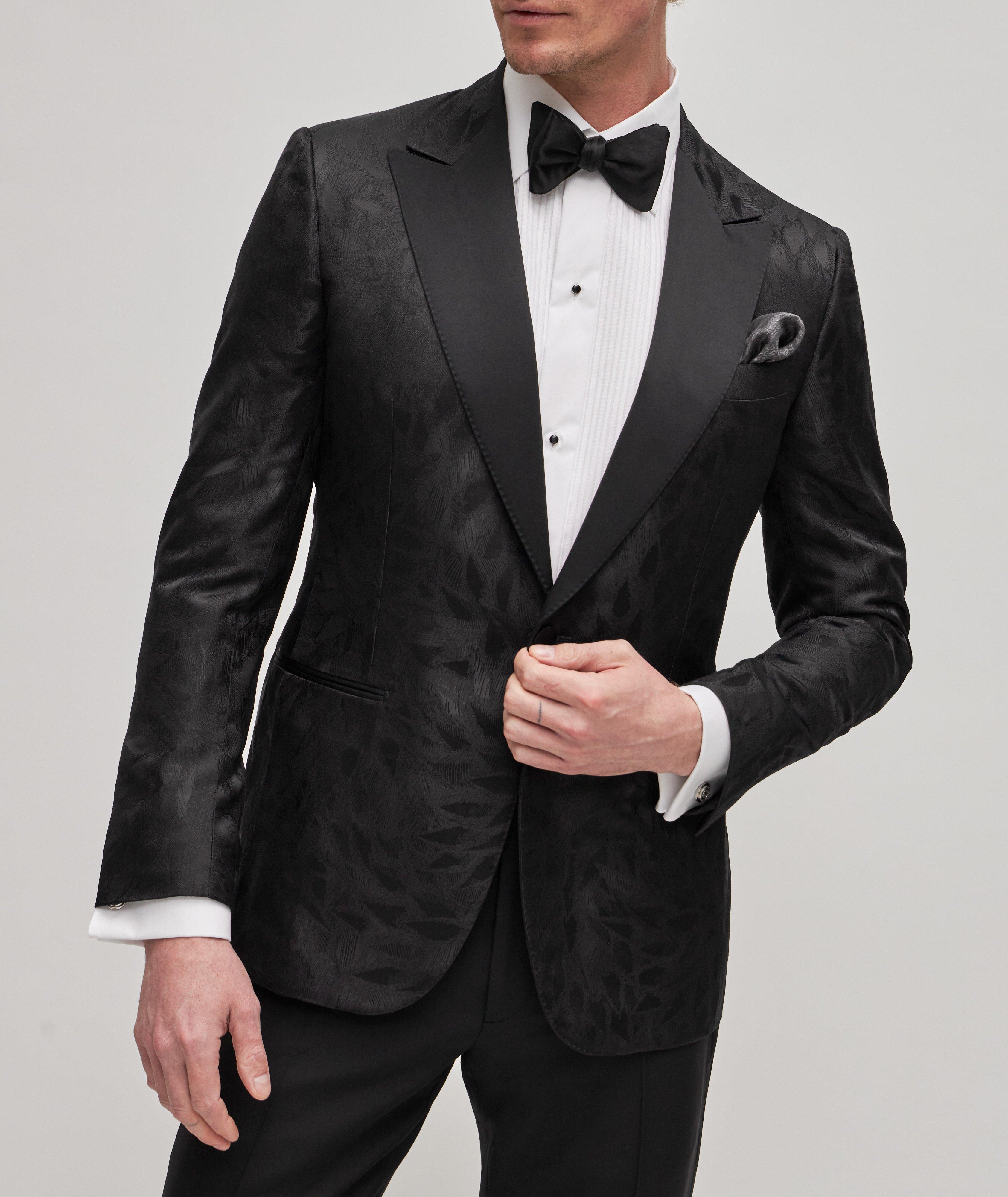 ZEGNA Silk-Wool Jacquard Leaf Cocktail Jacket | Tuxedos | Harry Rosen