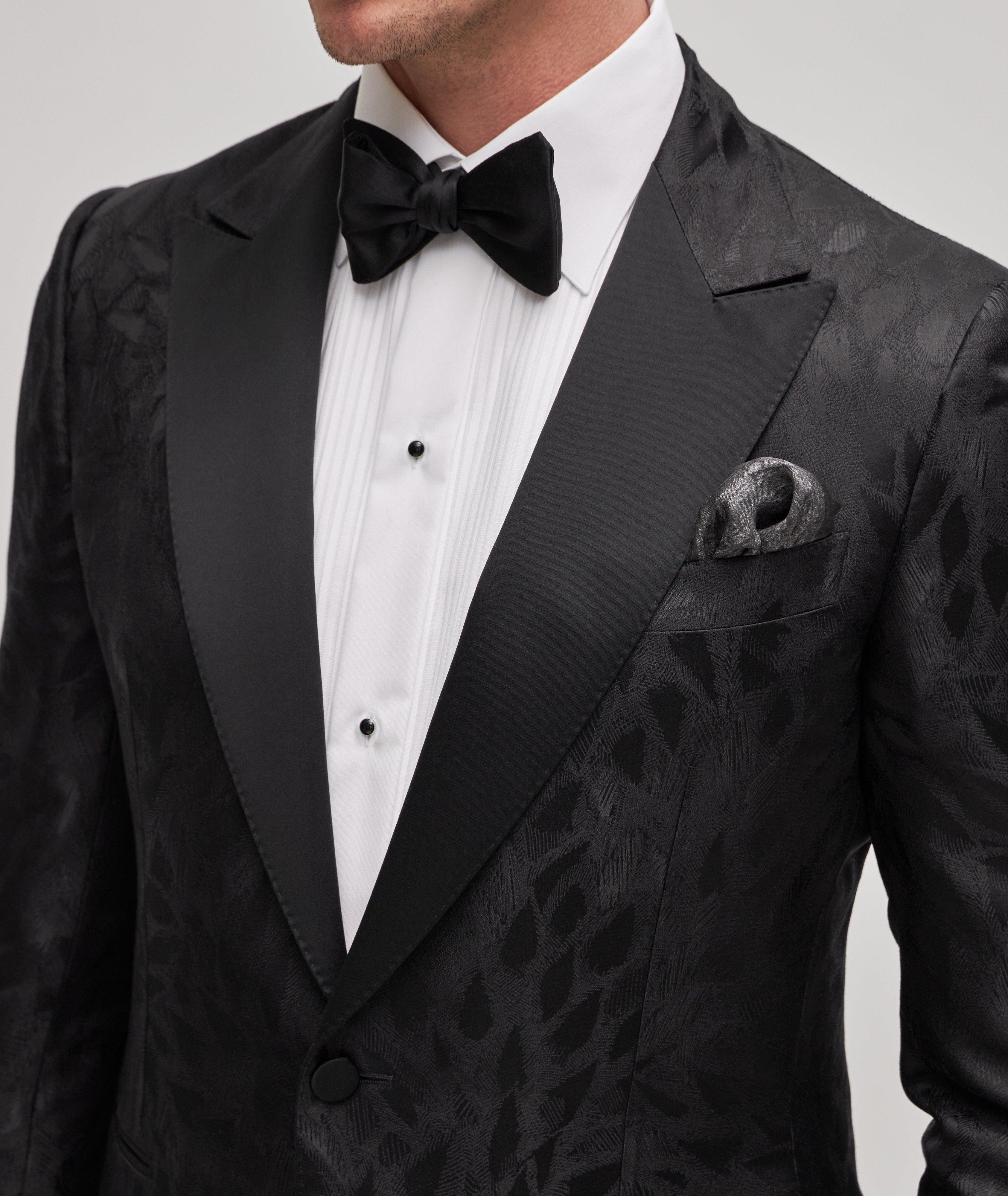 ZEGNA Silk-Wool Jacquard Leaf Cocktail Jacket | Tuxedos | Harry Rosen