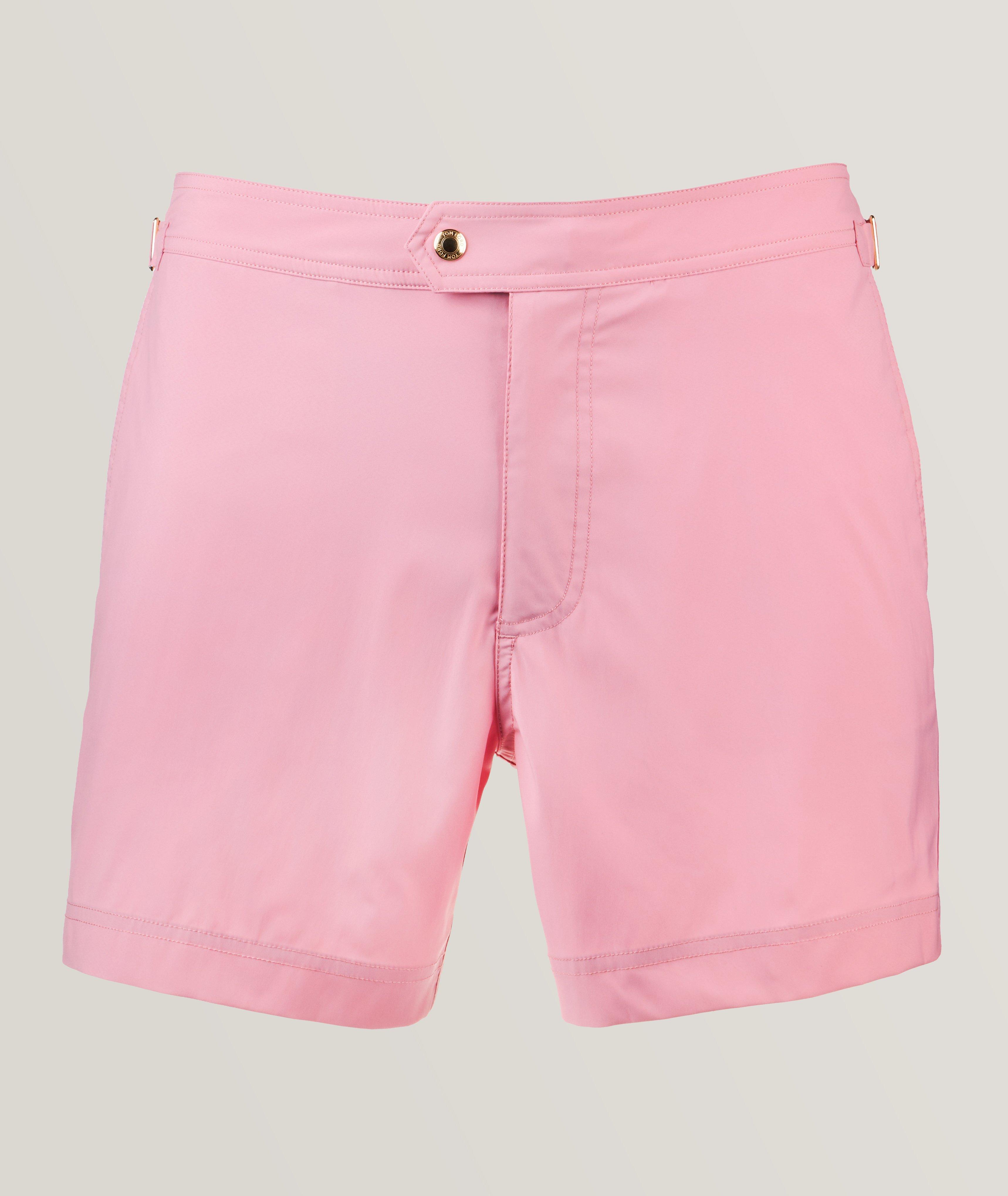 TOM FORD Piping Poplin Swim Trunks | Swimwear | Harry Rosen