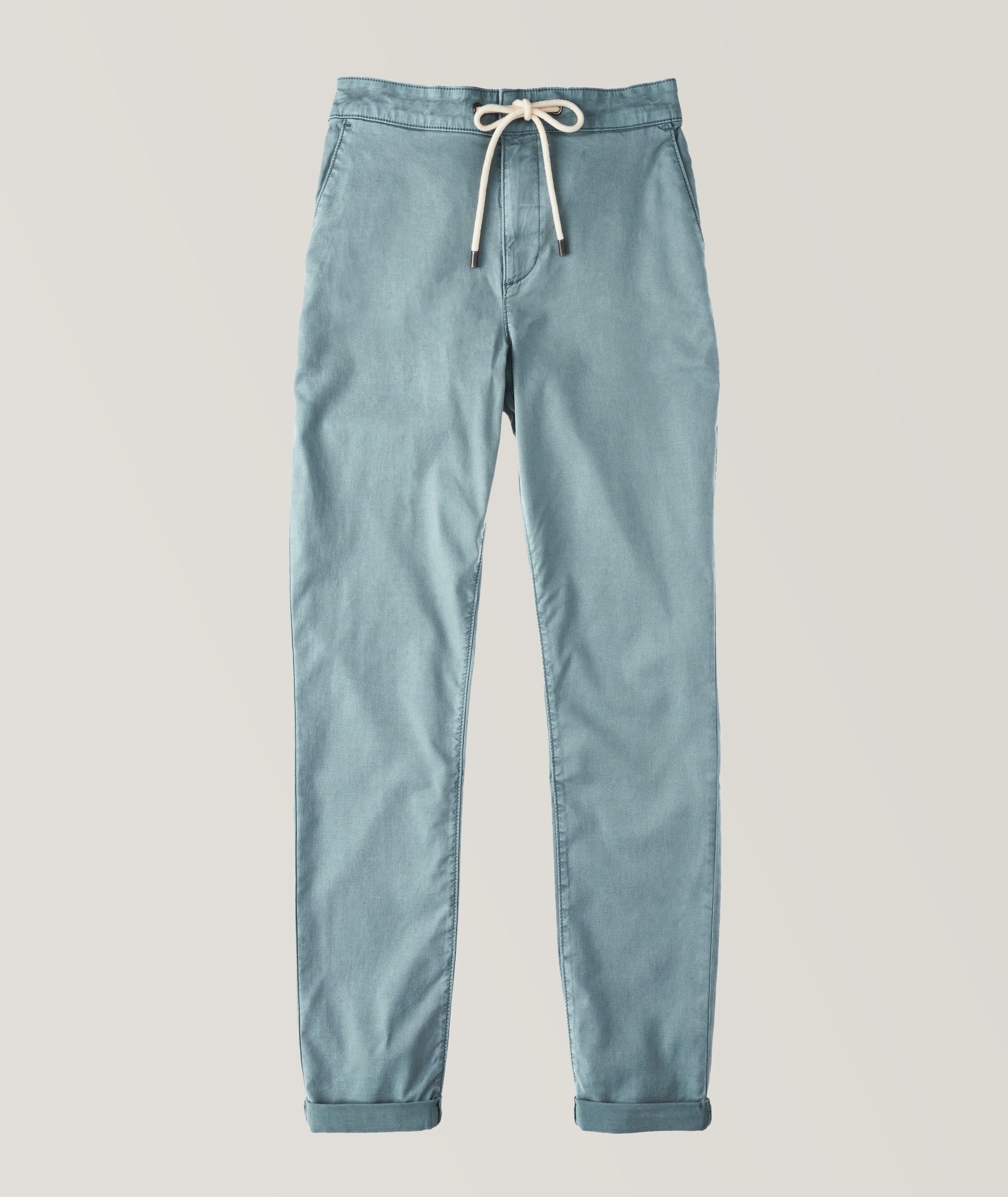 Paige Fraser Stretch-Cotton Drawstring Pants | Pants | Harry Rosen
