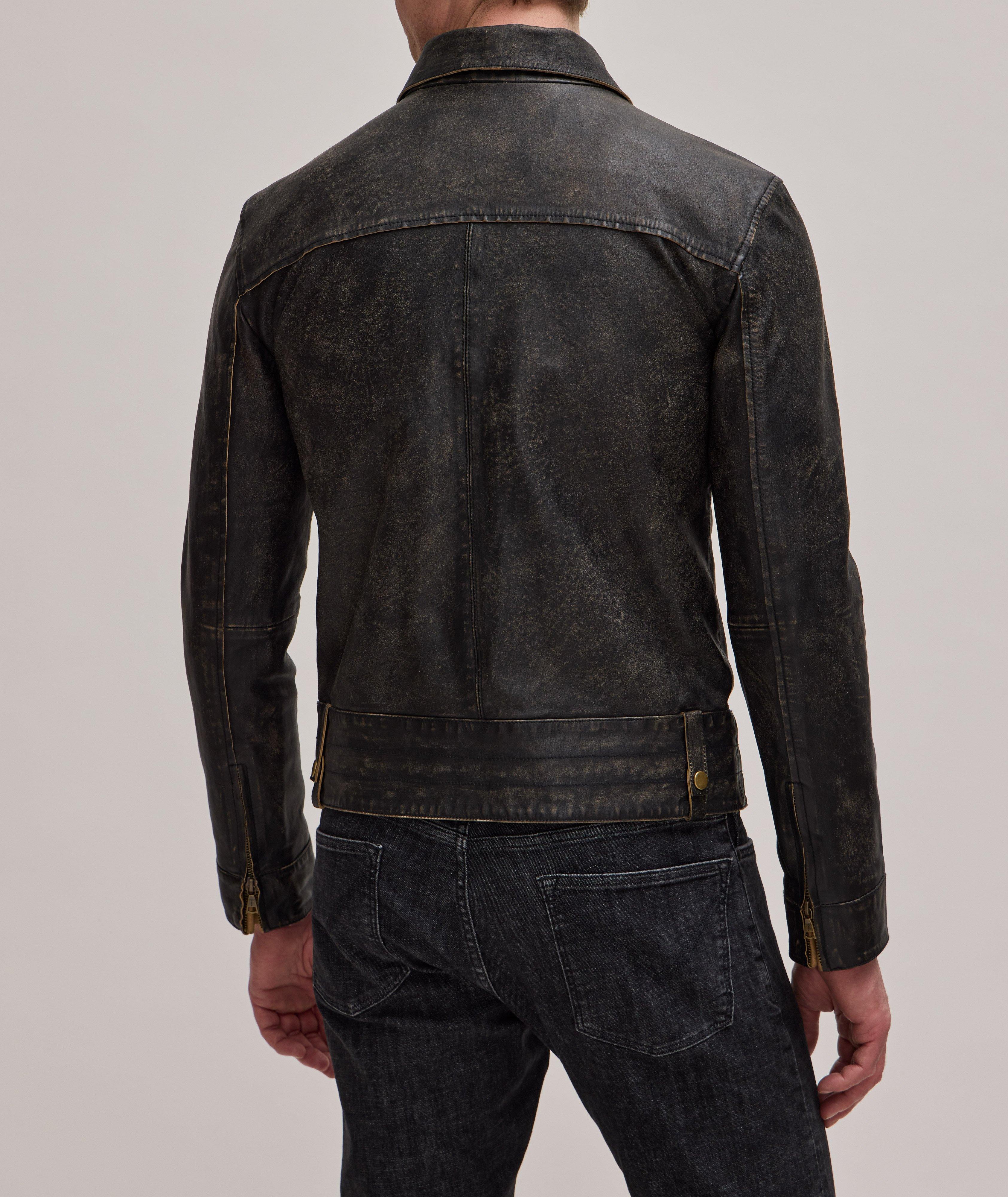 John Varvatos Sorcha Heritage Blouson Leather Jacket | Leather | Harry ...