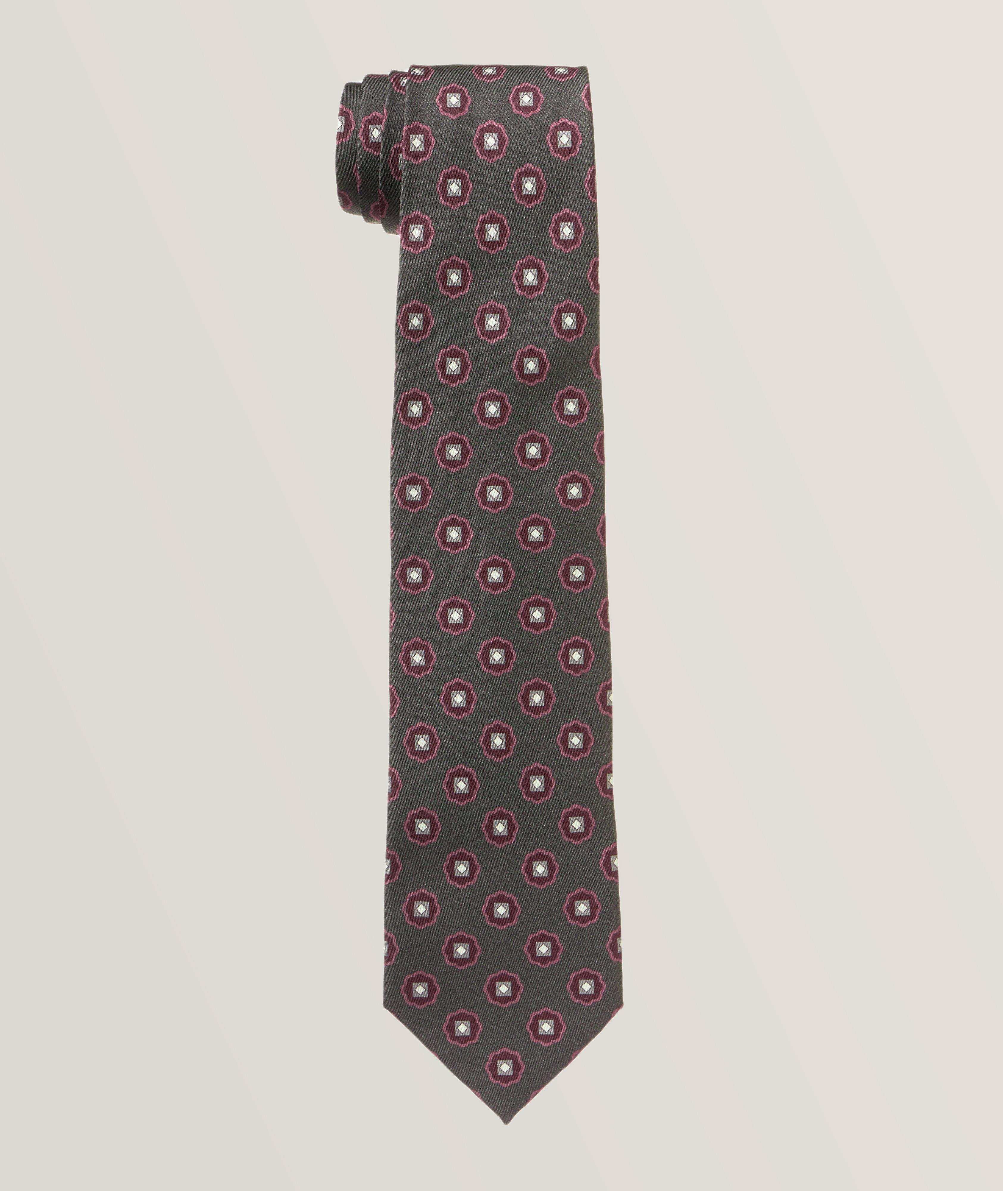 Isaia Neat Silk Tie | Ties, Pocket Squares & Formal | Harry Rosen