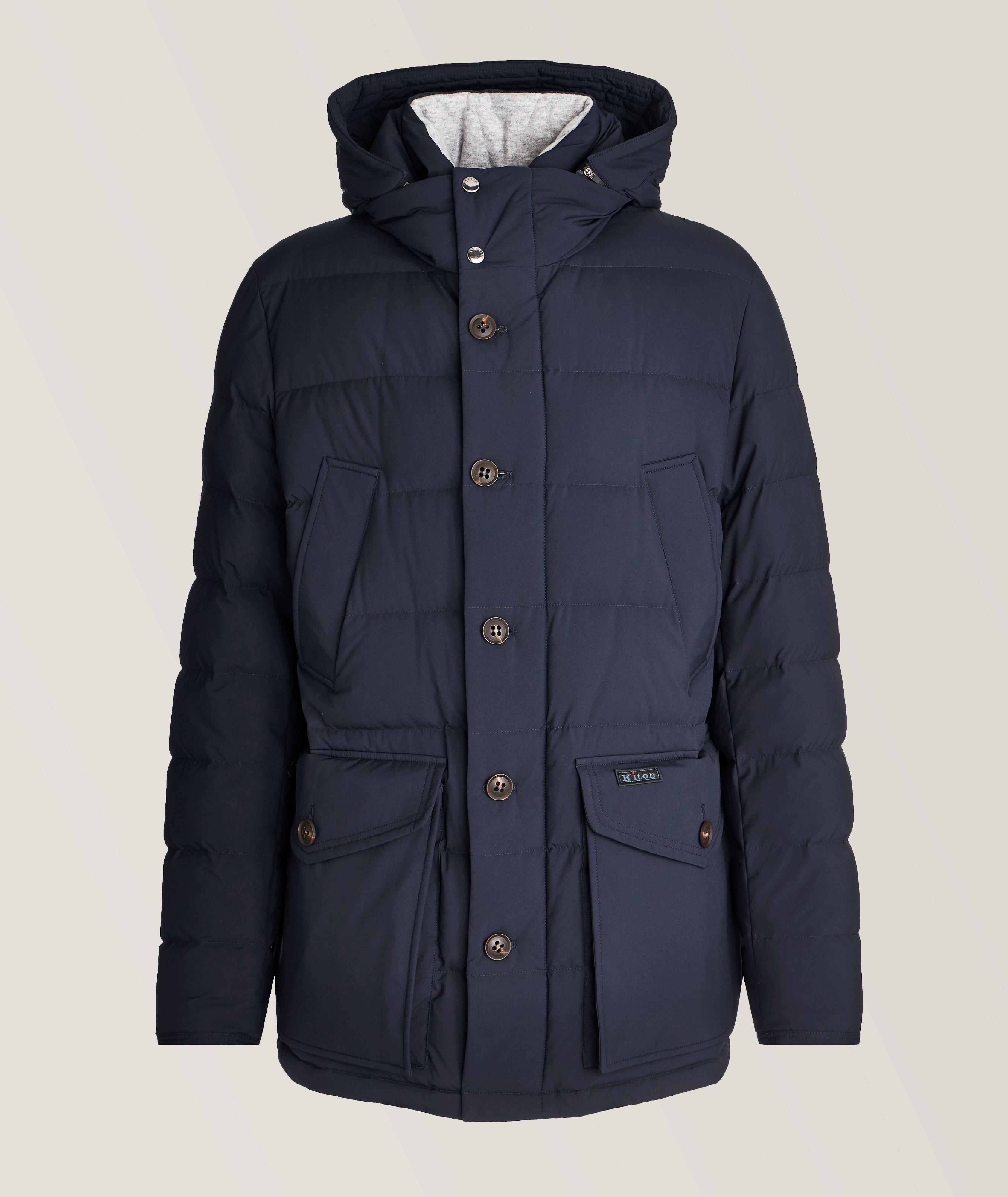 Kiton Econylon Quilted Hooded Jacket | Coats | Harry Rosen