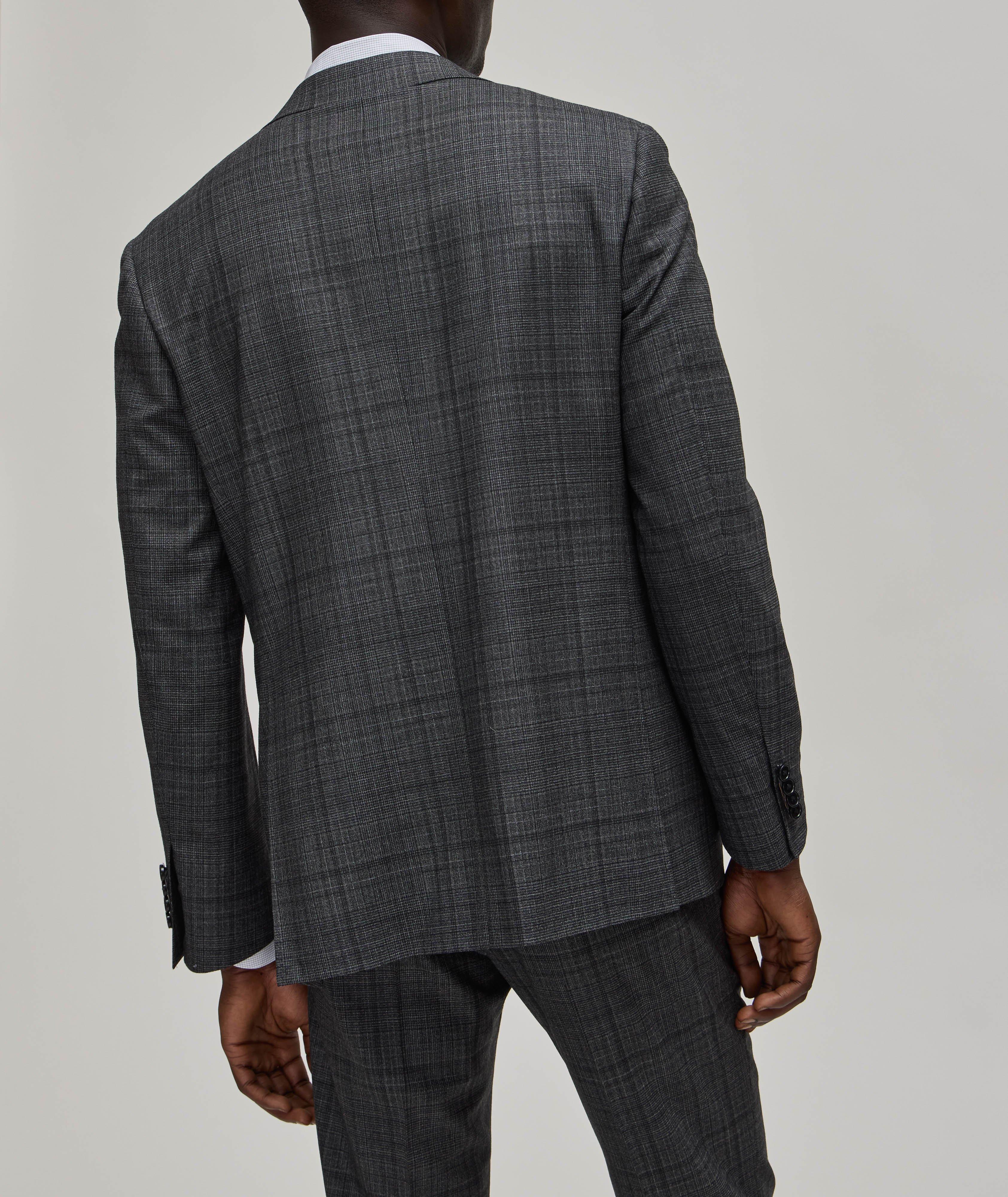 Canali Kei Checked Stretch-Wool Suit | Suits | Harry Rosen