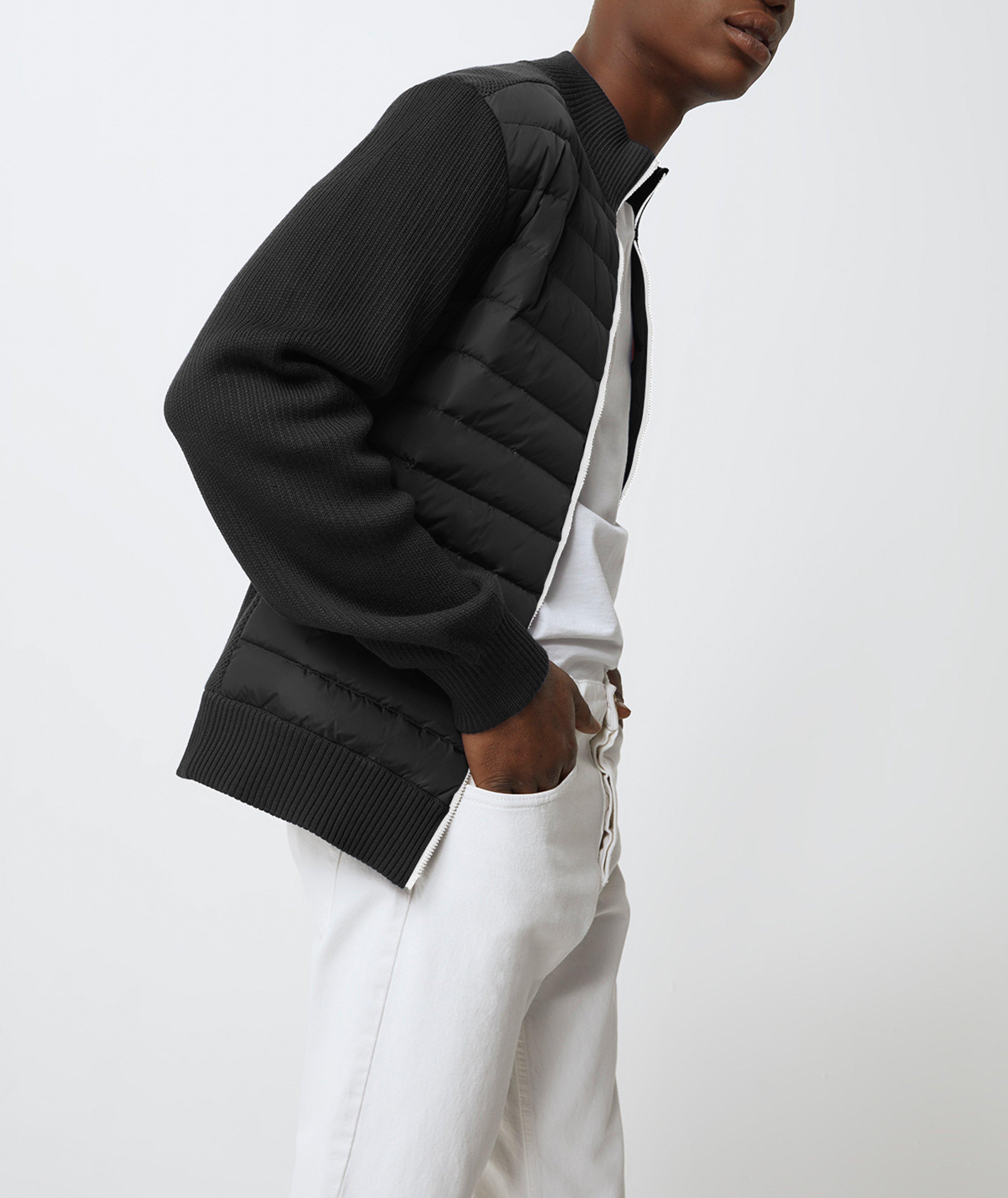Canada Goose HyBridge Knit Contrast Trim Jacket | Sweaters & Knits ...