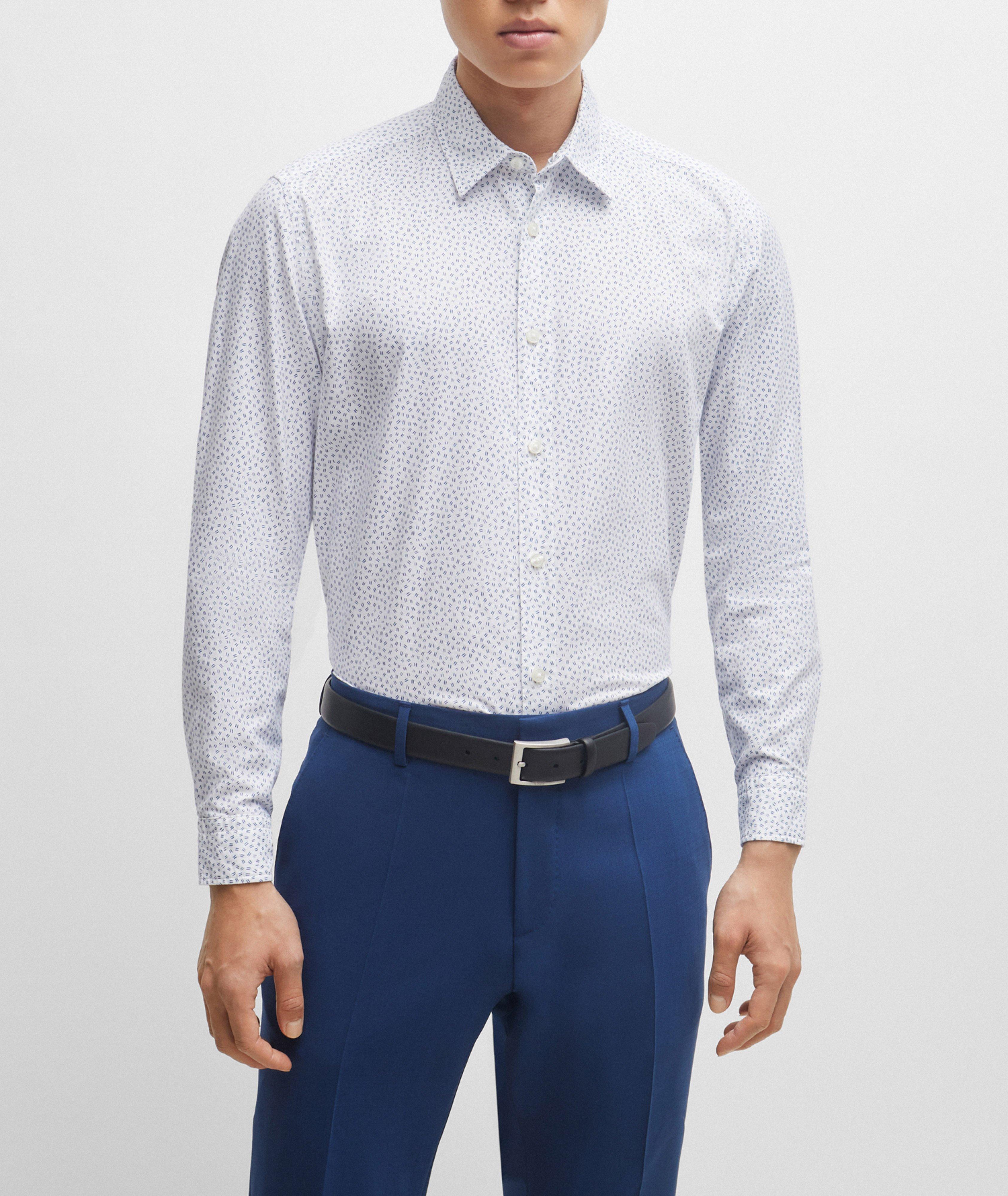 BOSS Liam Performance Stretch-Polyamide Sport Shirt | Sport Shirts ...