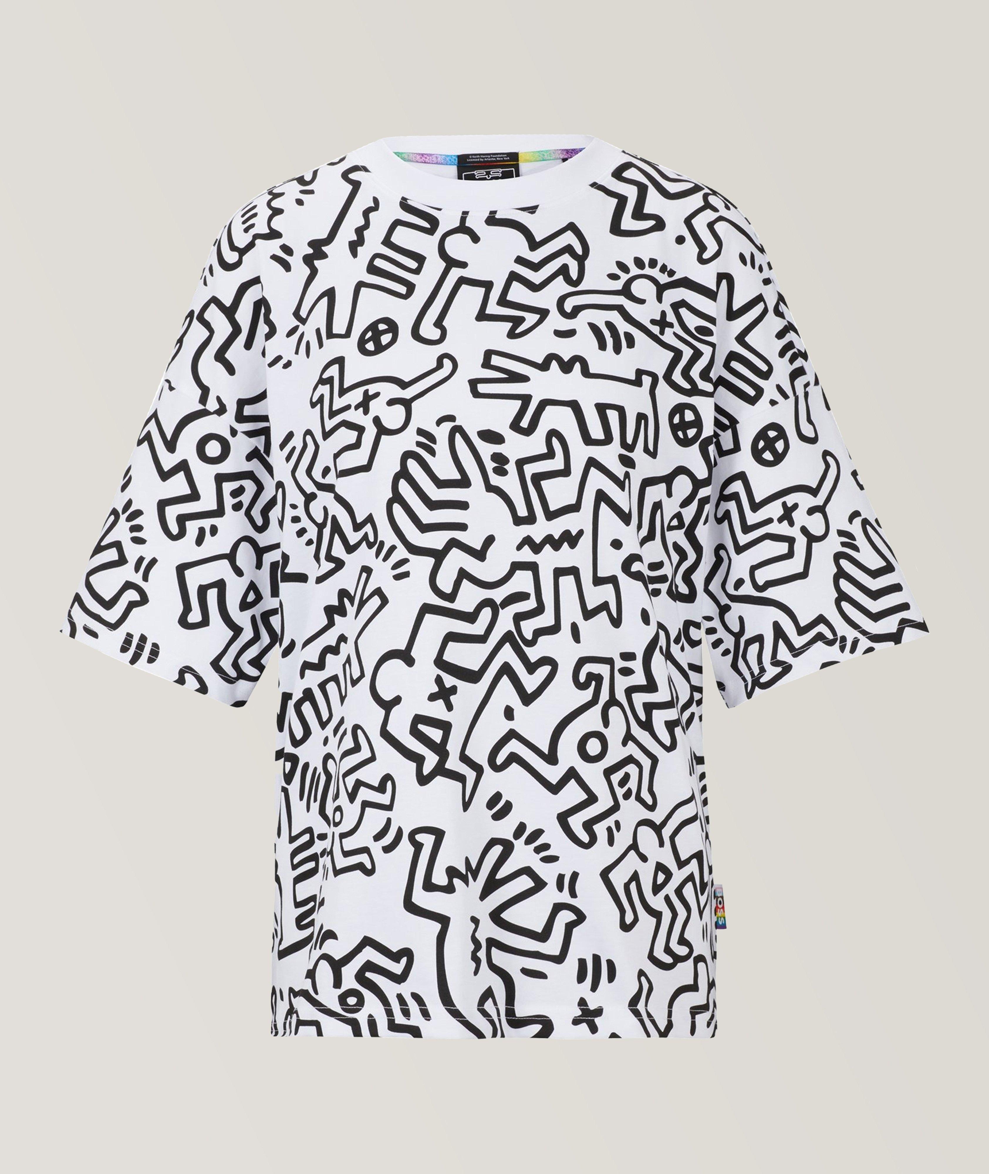 BOSS Keith Haring Collection All-Over Printed T-Shirt | T-Shirts ...