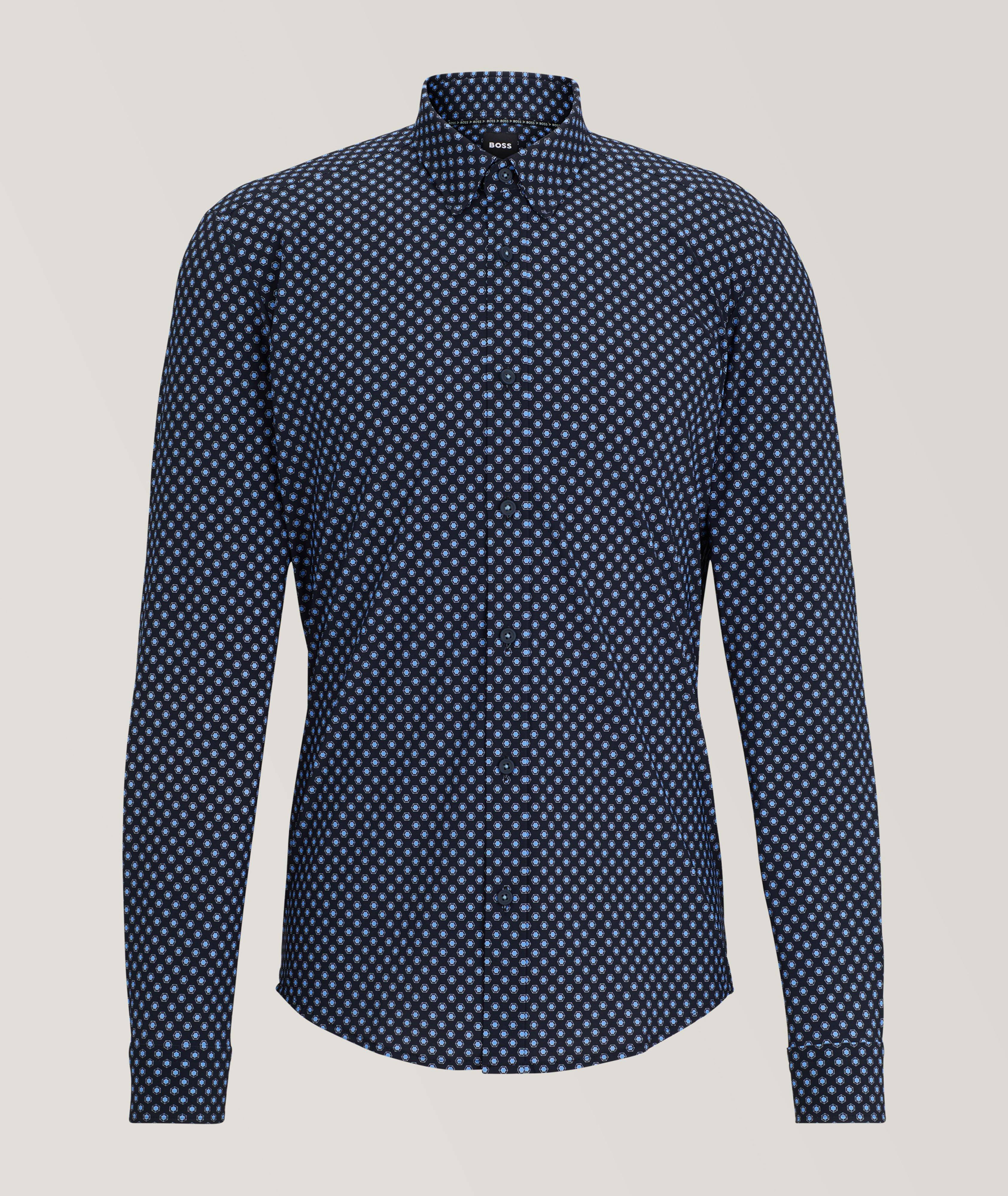 BOSS Liam Stretch-Polyamide Sport Shirt | Sport Shirts | Harry Rosen