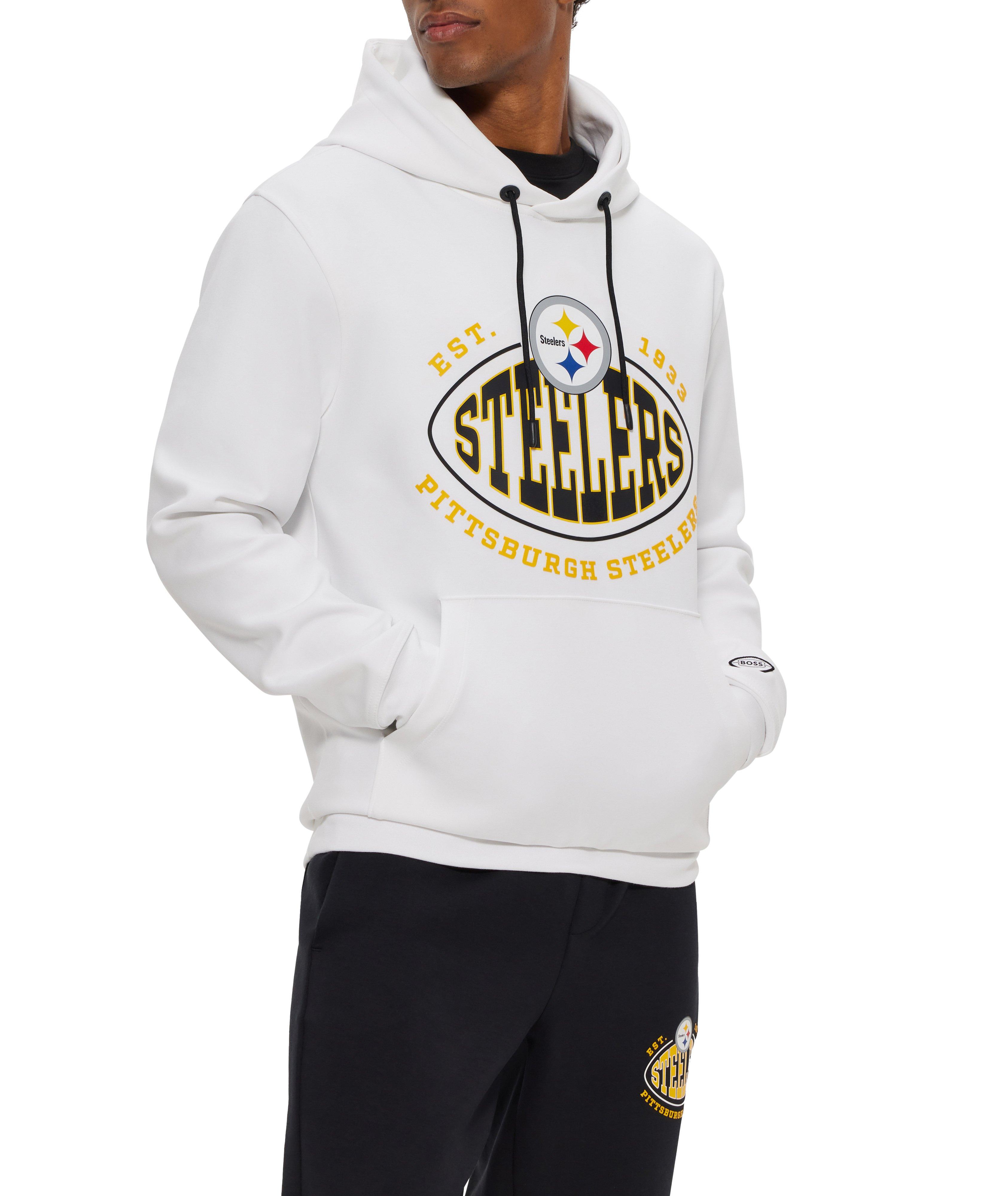 BOSS NFL Collection Pittsburgh Steelers Hooded Sweater | Sweaters ...