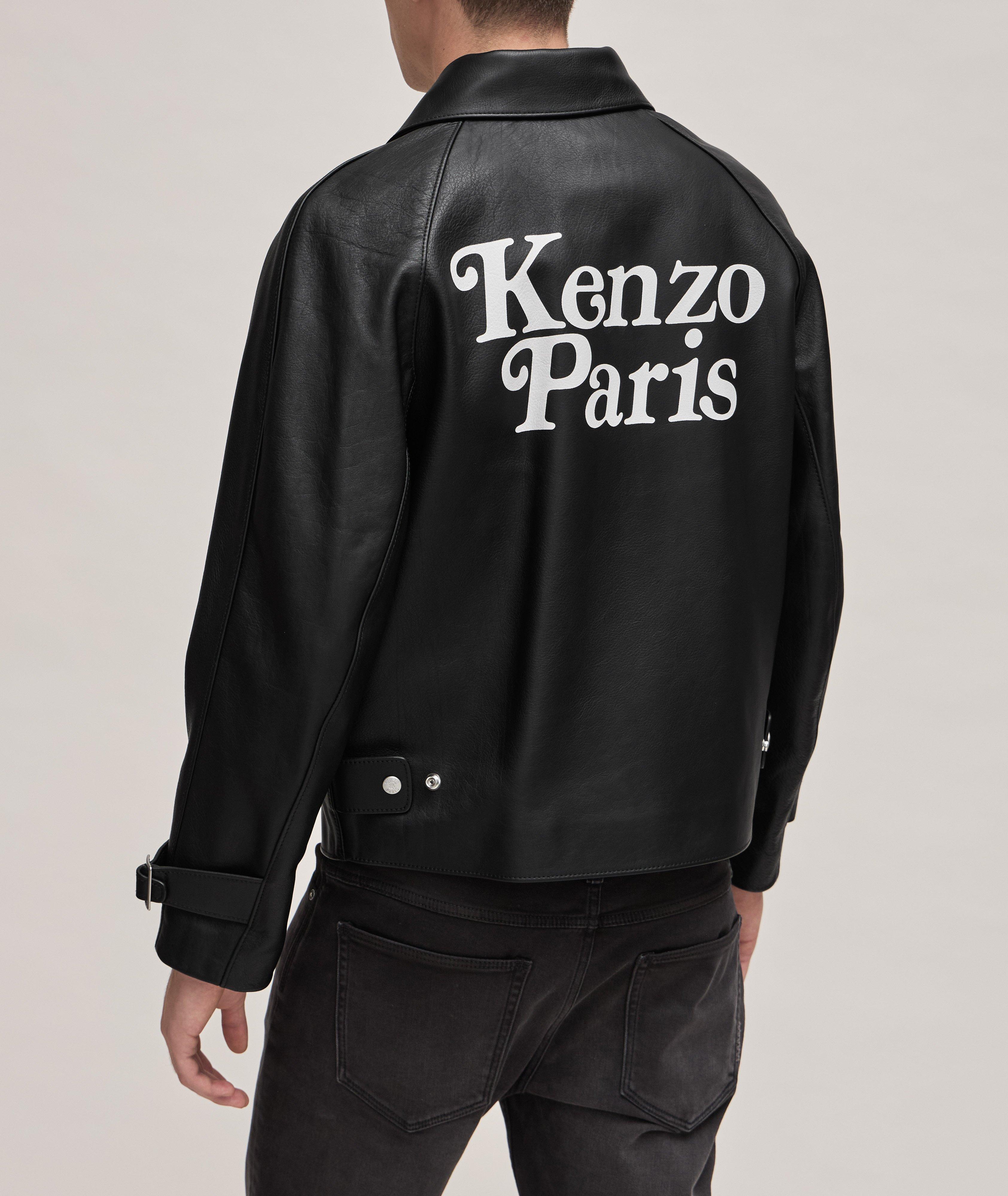 Kenzo leather jacket store