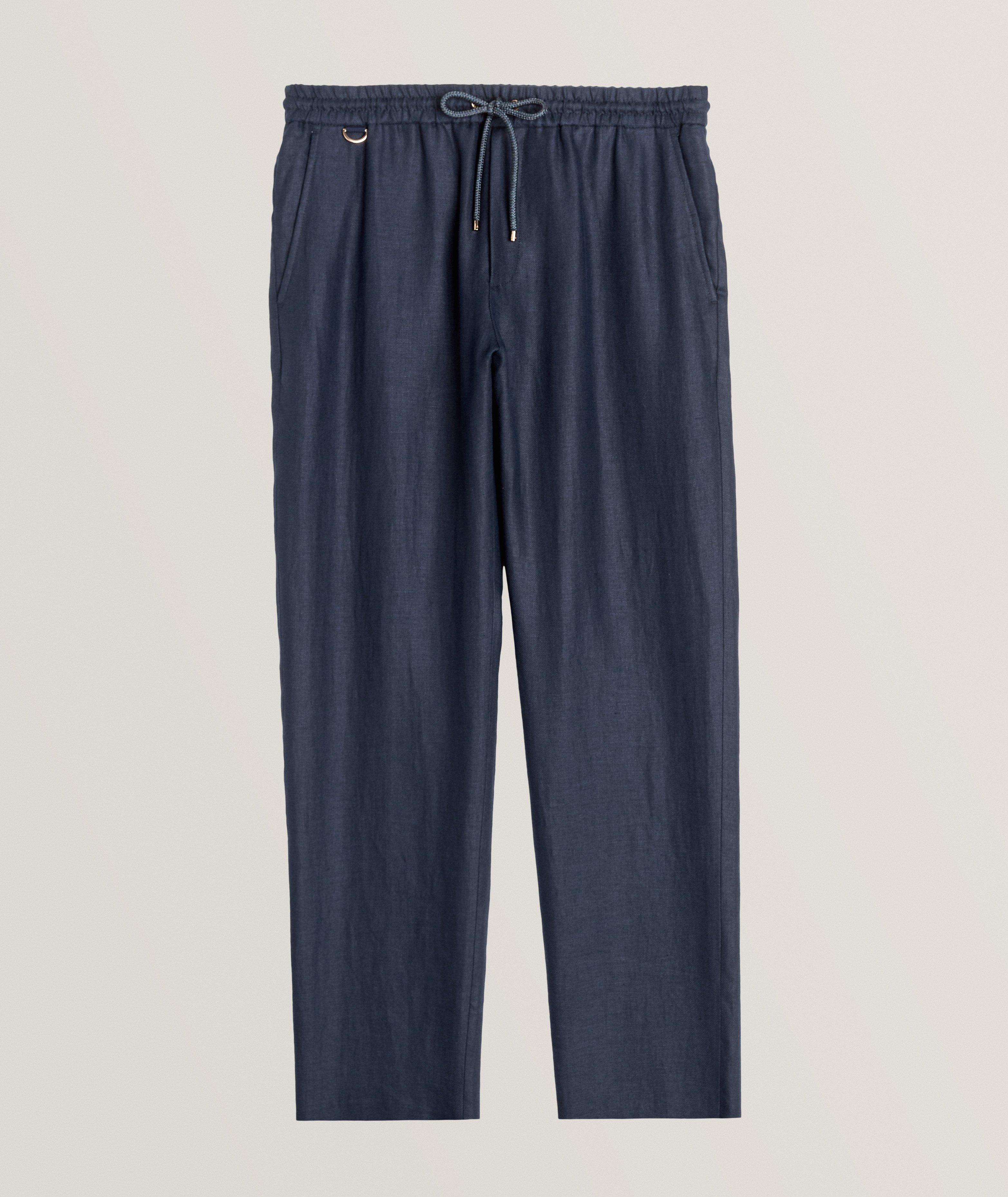 Agnona Linen Drawstring Pants | Pants | Harry Rosen