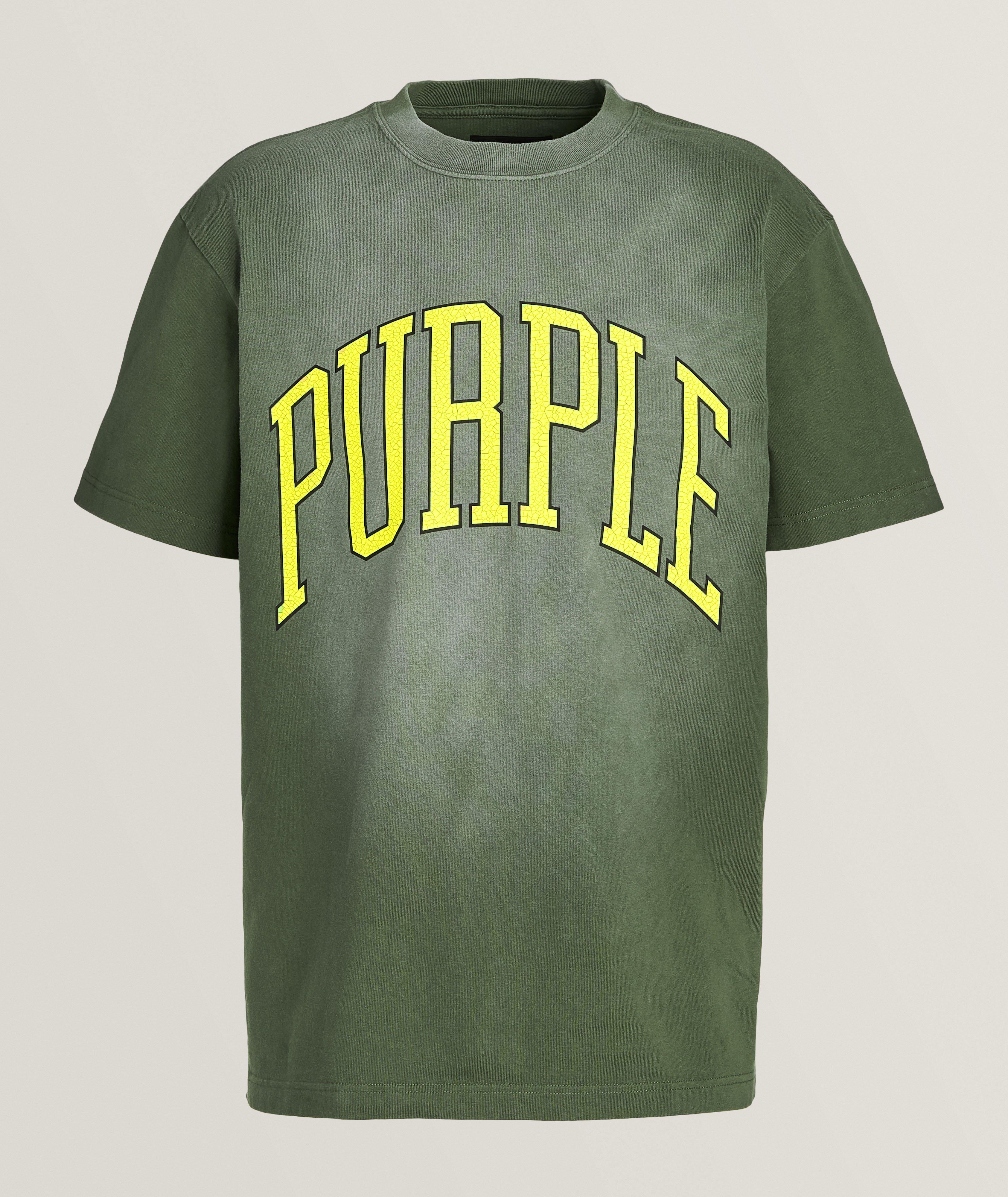 Purple Brand Bold Printed Logo Cotton T-Shirt | T-Shirts | Harry Rosen