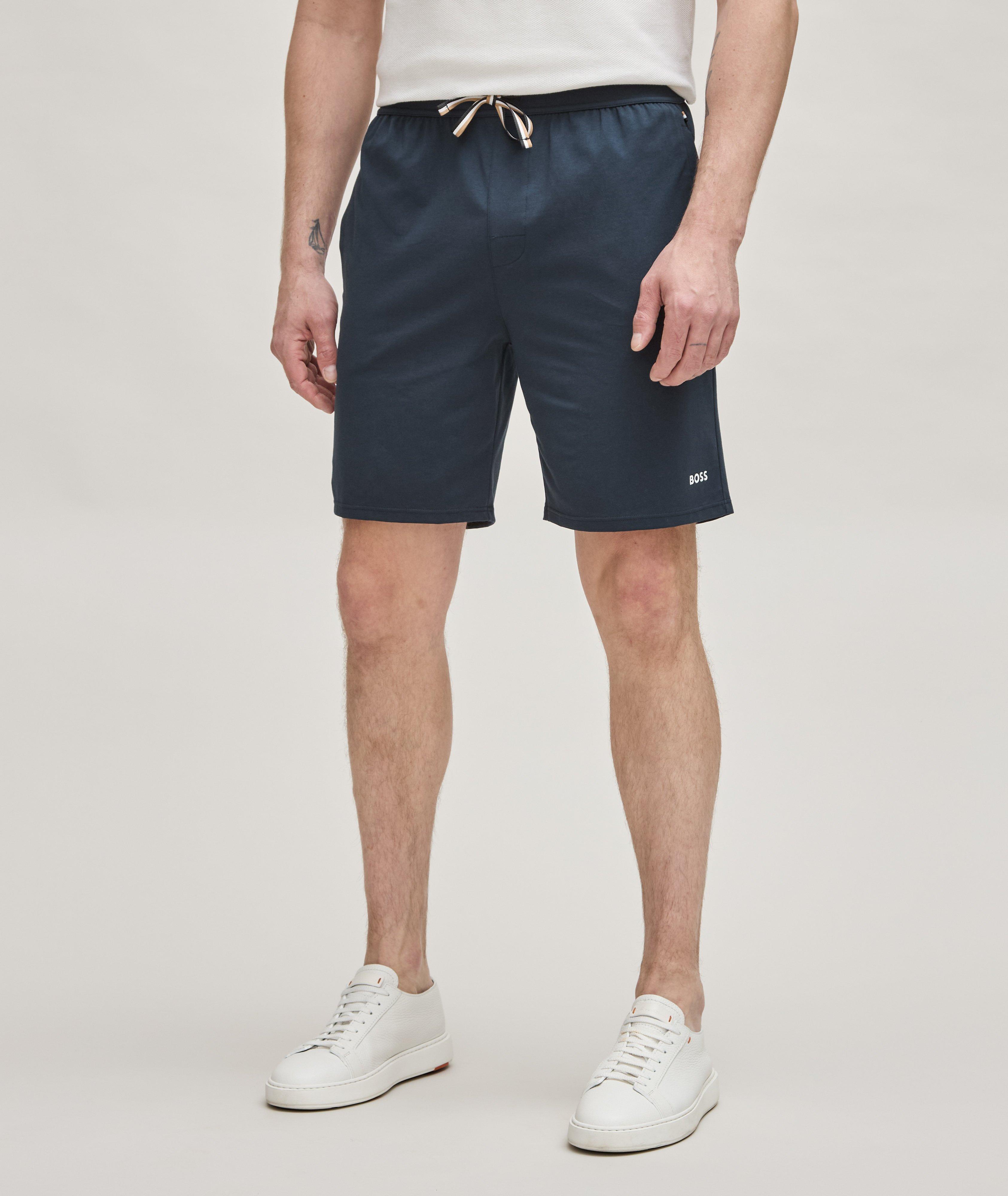 BOSS Homewear Collection Stretch-Cotton Sleep Shorts | Sleepwear ...