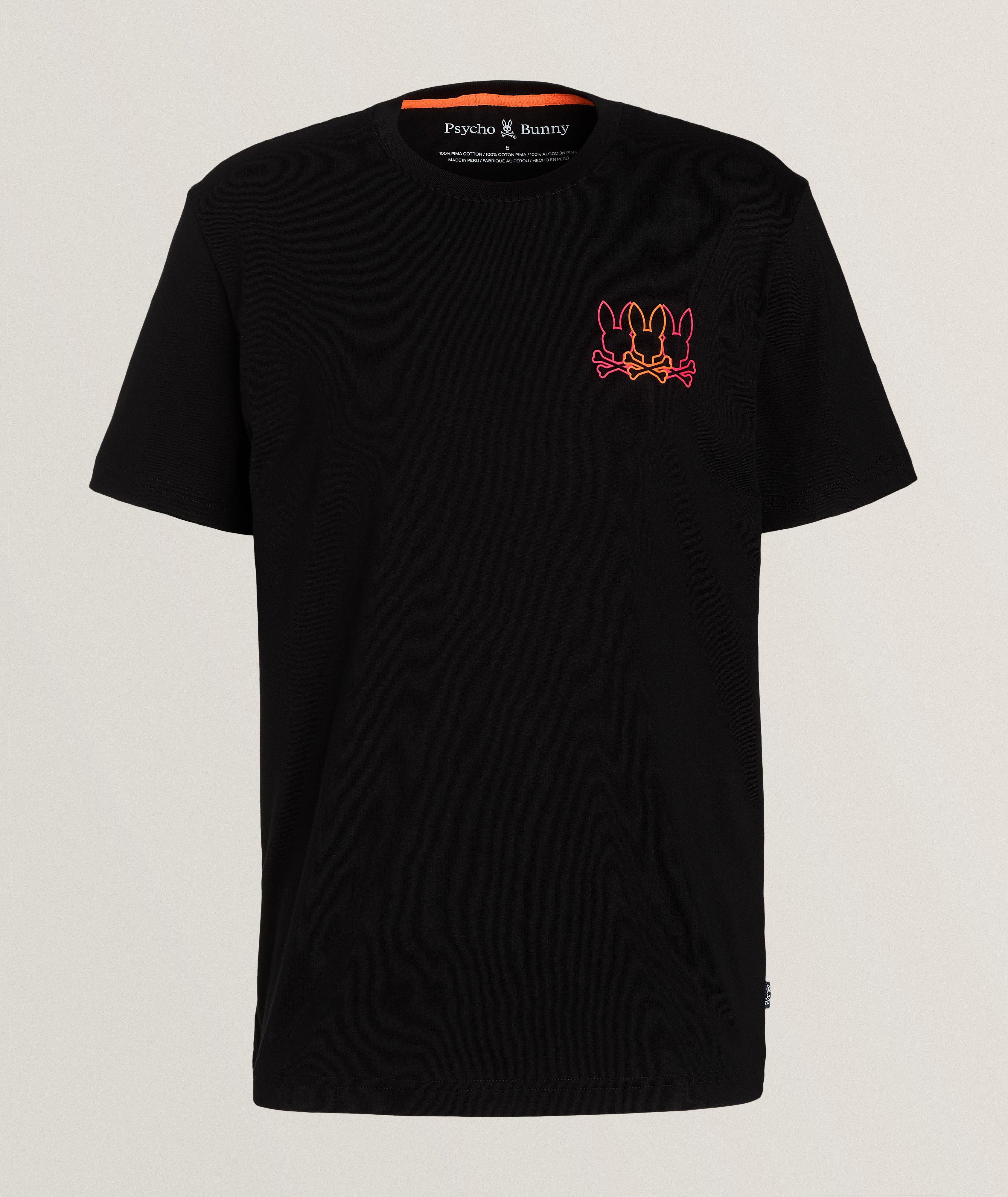 Psycho Bunny Pompey Graphic Watermark T-Shirt | T-Shirts | Harry Rosen