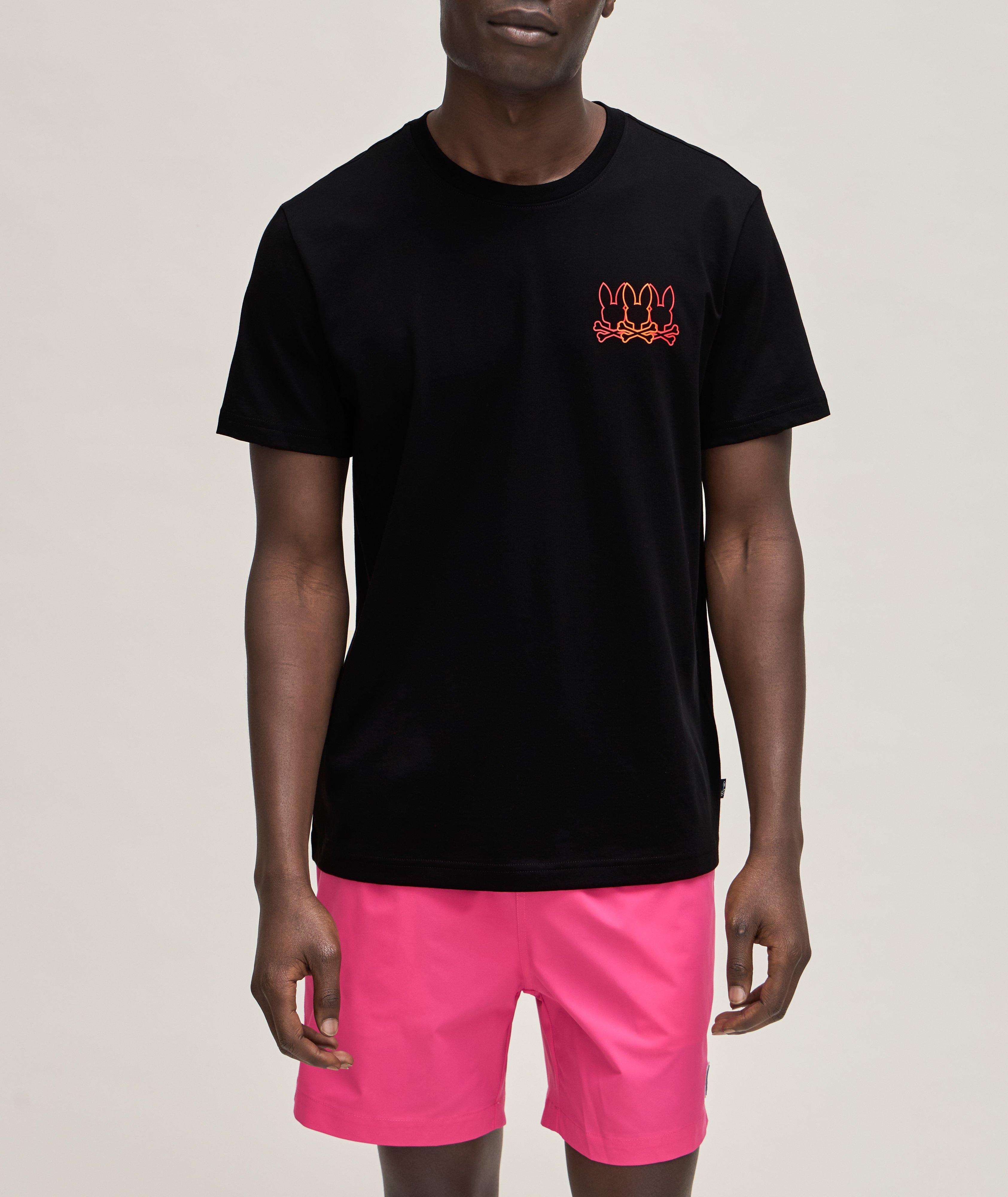 Psycho Bunny Pompey Graphic Watermark T-Shirt | T-Shirts | Harry Rosen