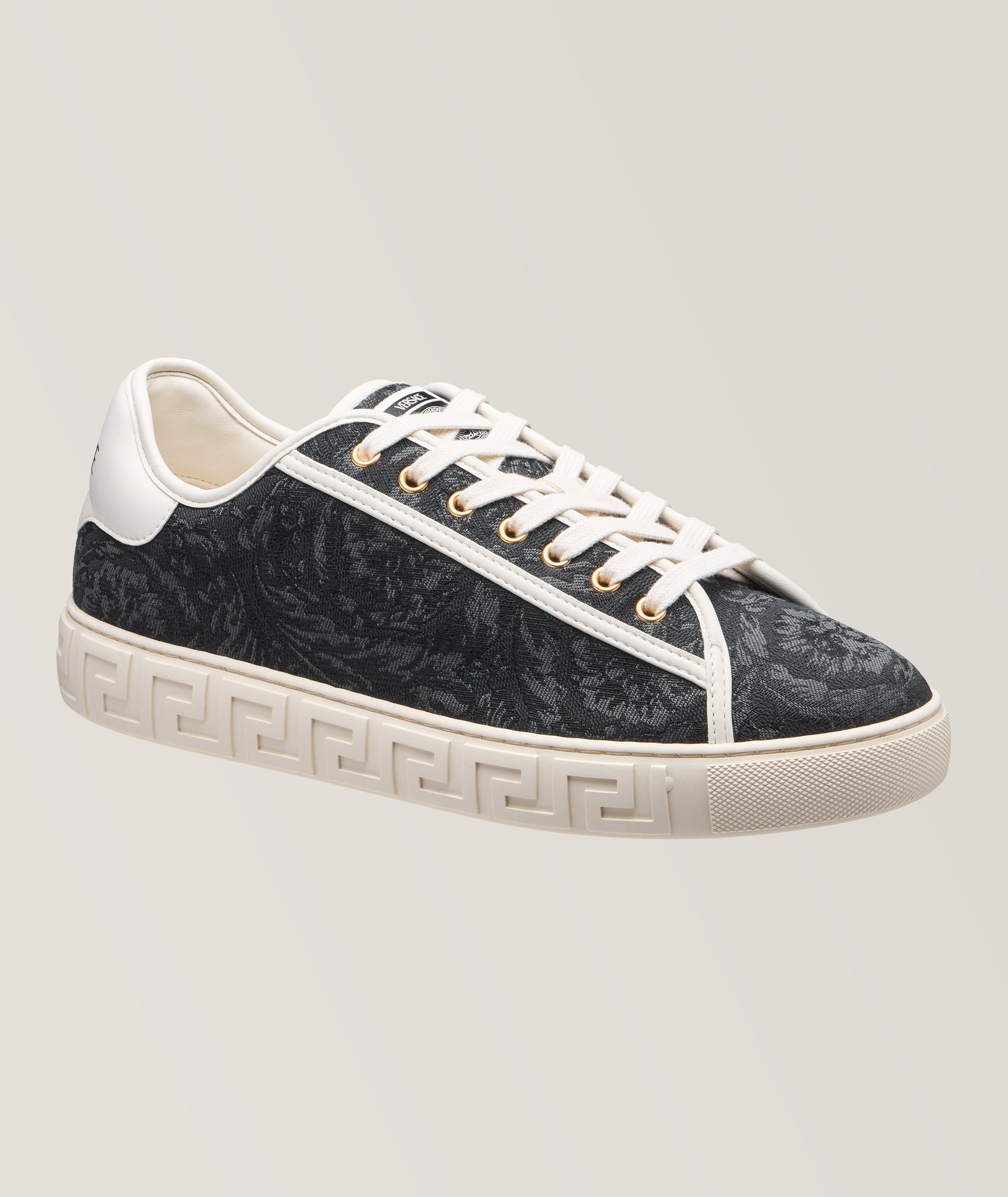 Versace Barocco Greca Jacquard Sneakers | Sneakers | Harry Rosen