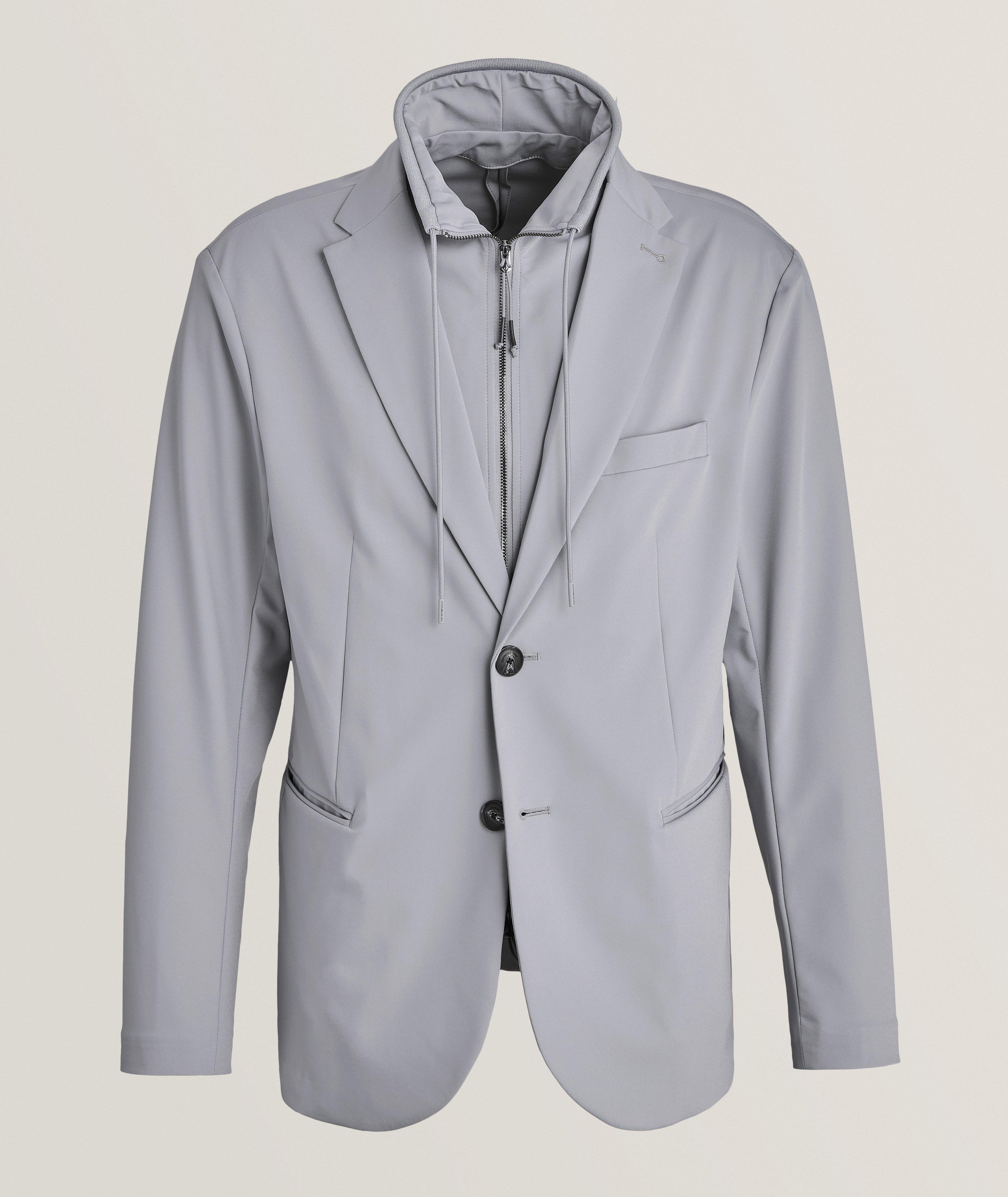 Emporio Armani Travel Essentials Removable Insert Sport Jacket | Sport ...