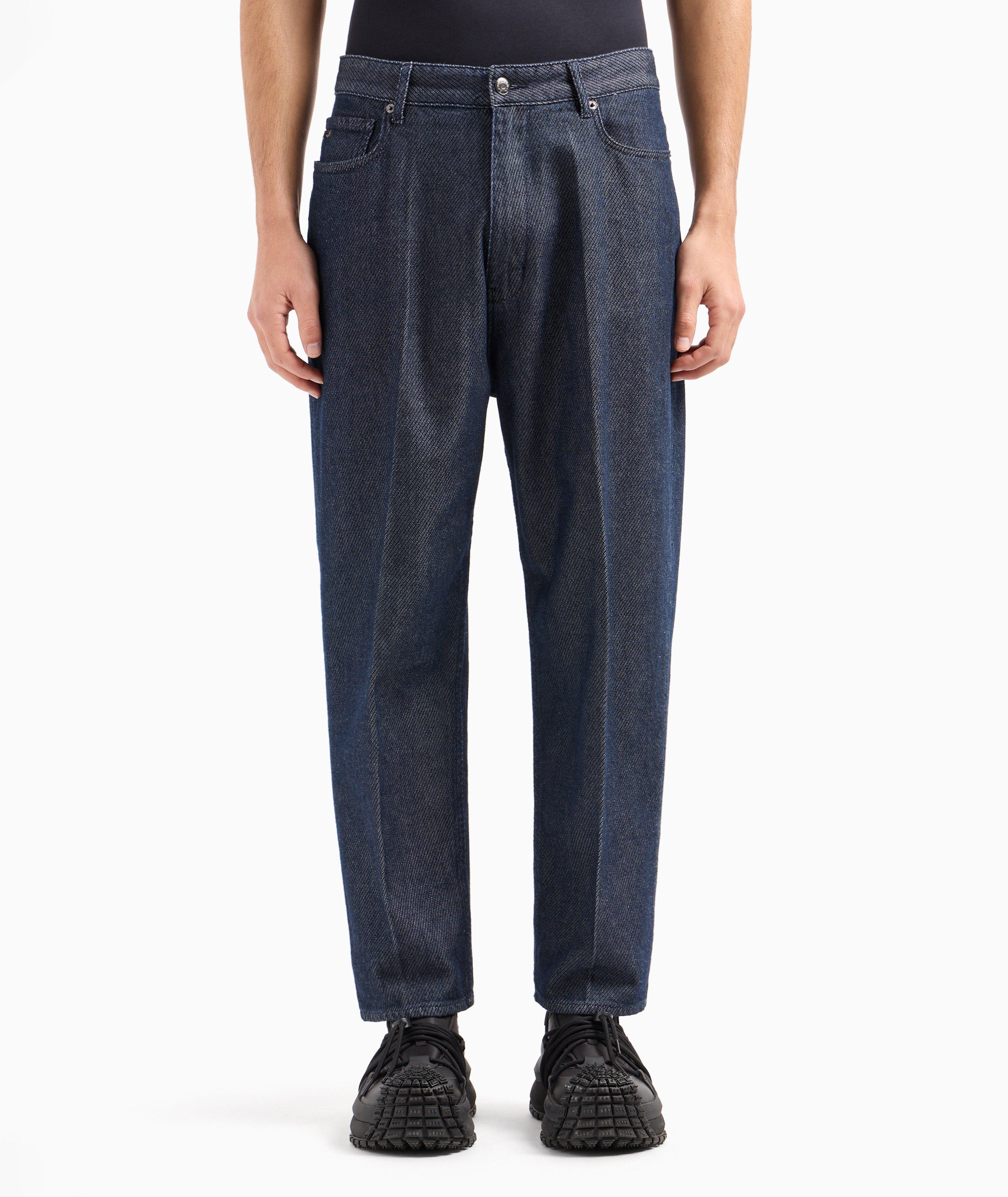 Emporio Armani J79 Diagonal Pattern Jeans | Pants | Harry Rosen