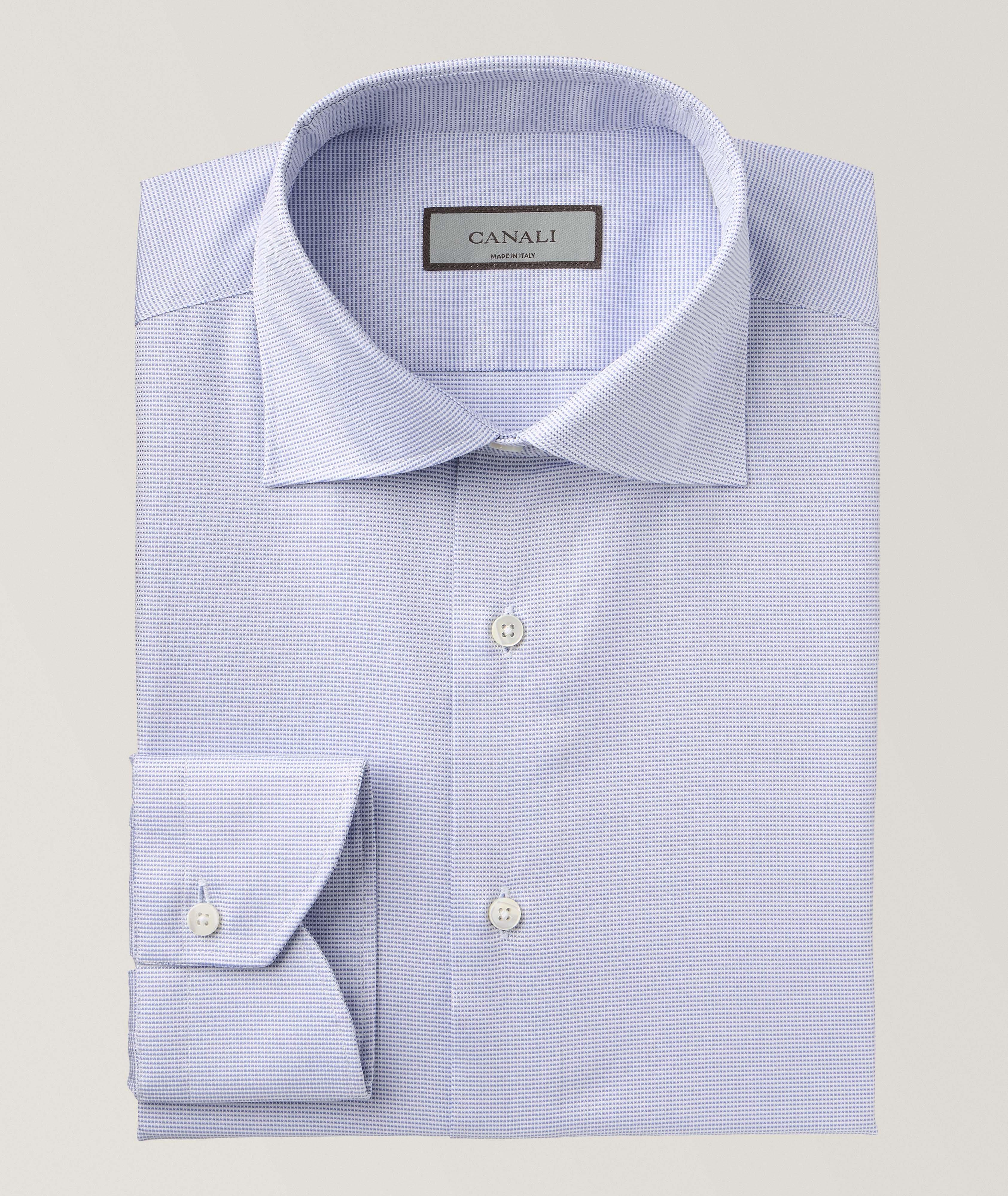 Canali Micro Pattern Dress Shirt | Dress Shirts | Harry Rosen