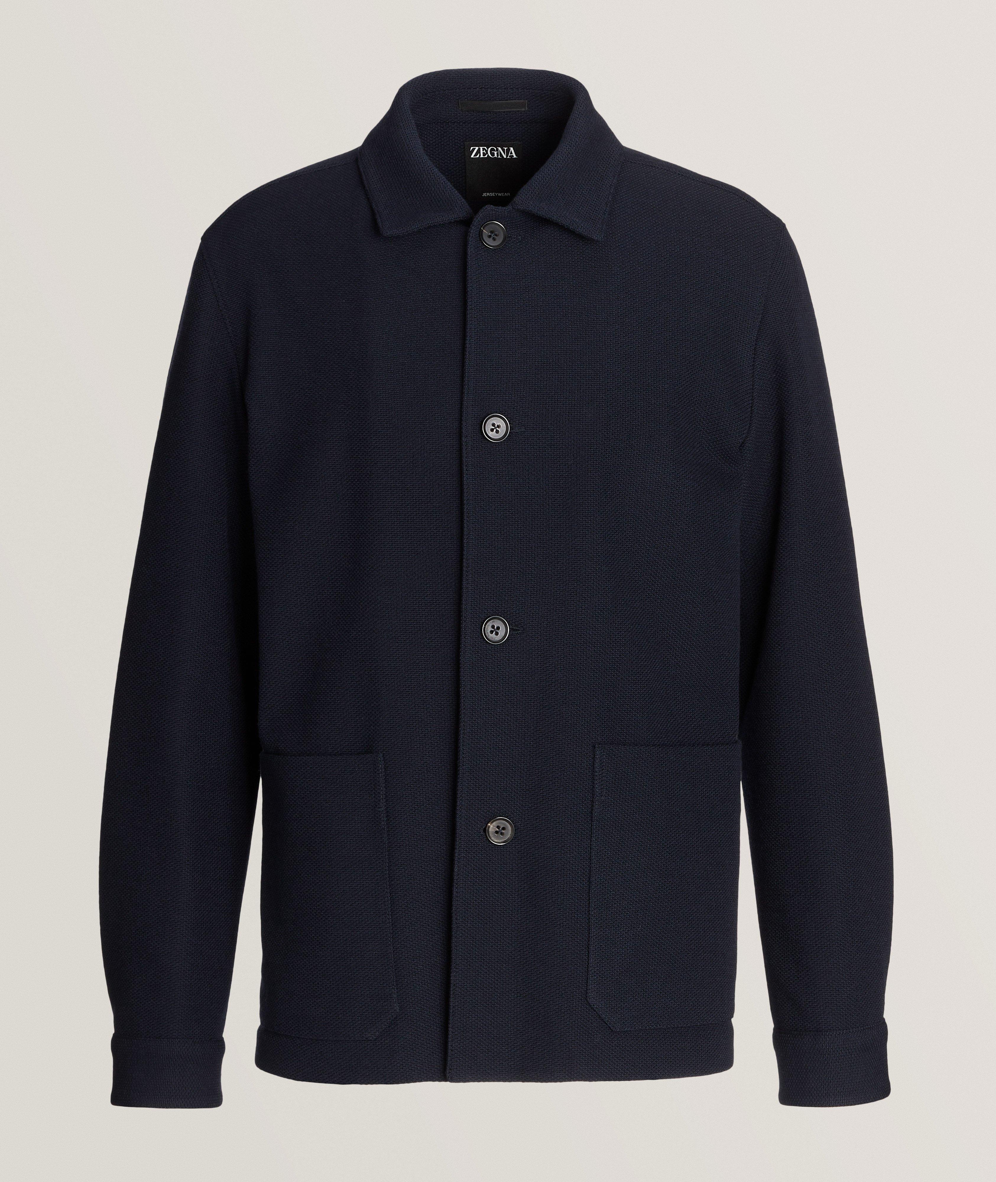 ZEGNA Jersey Wool-Cotton Chore Jacket | Sport Jackets | Harry Rosen