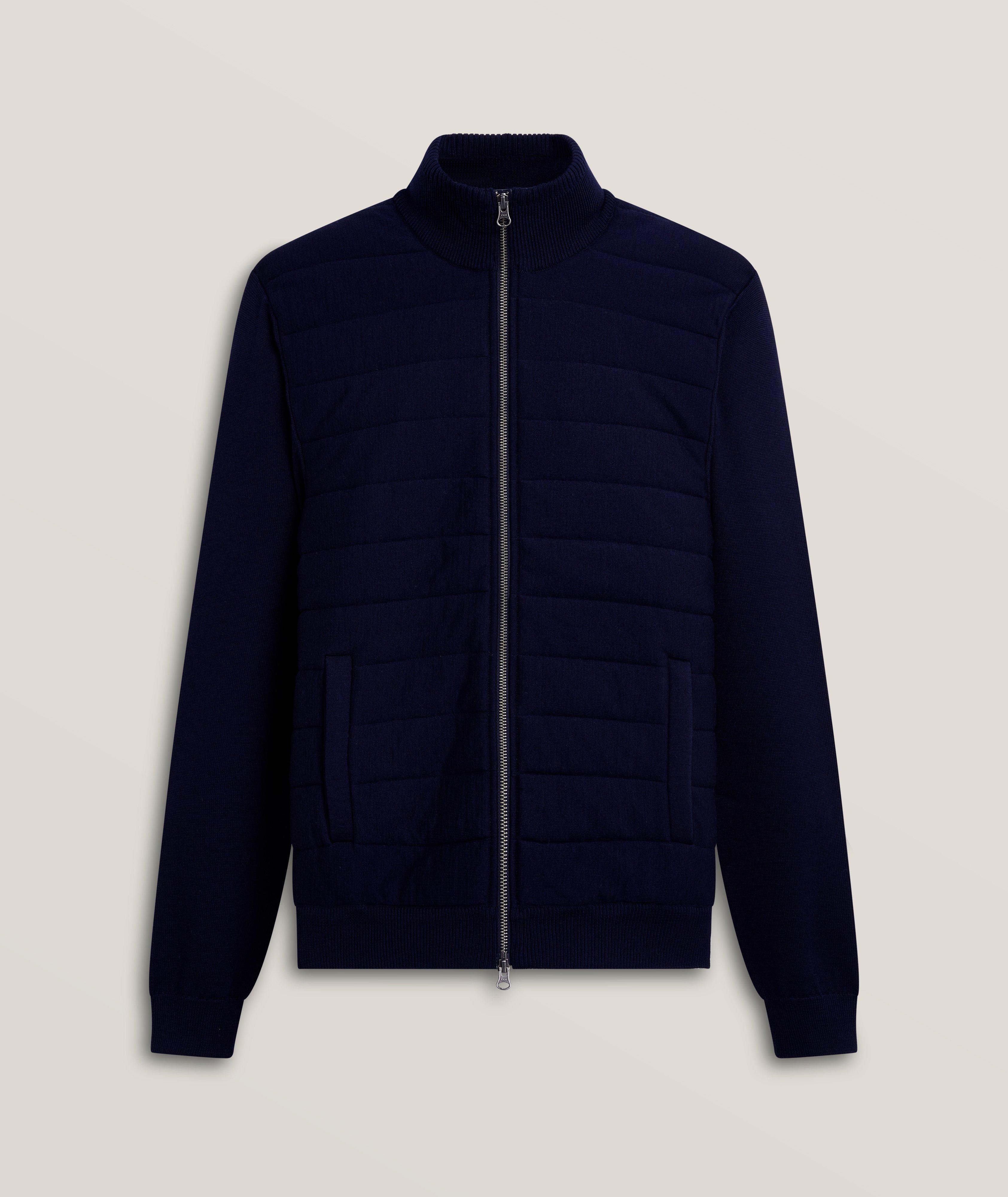 Bugatchi Solid Cotton Sweater | Coats | Harry Rosen