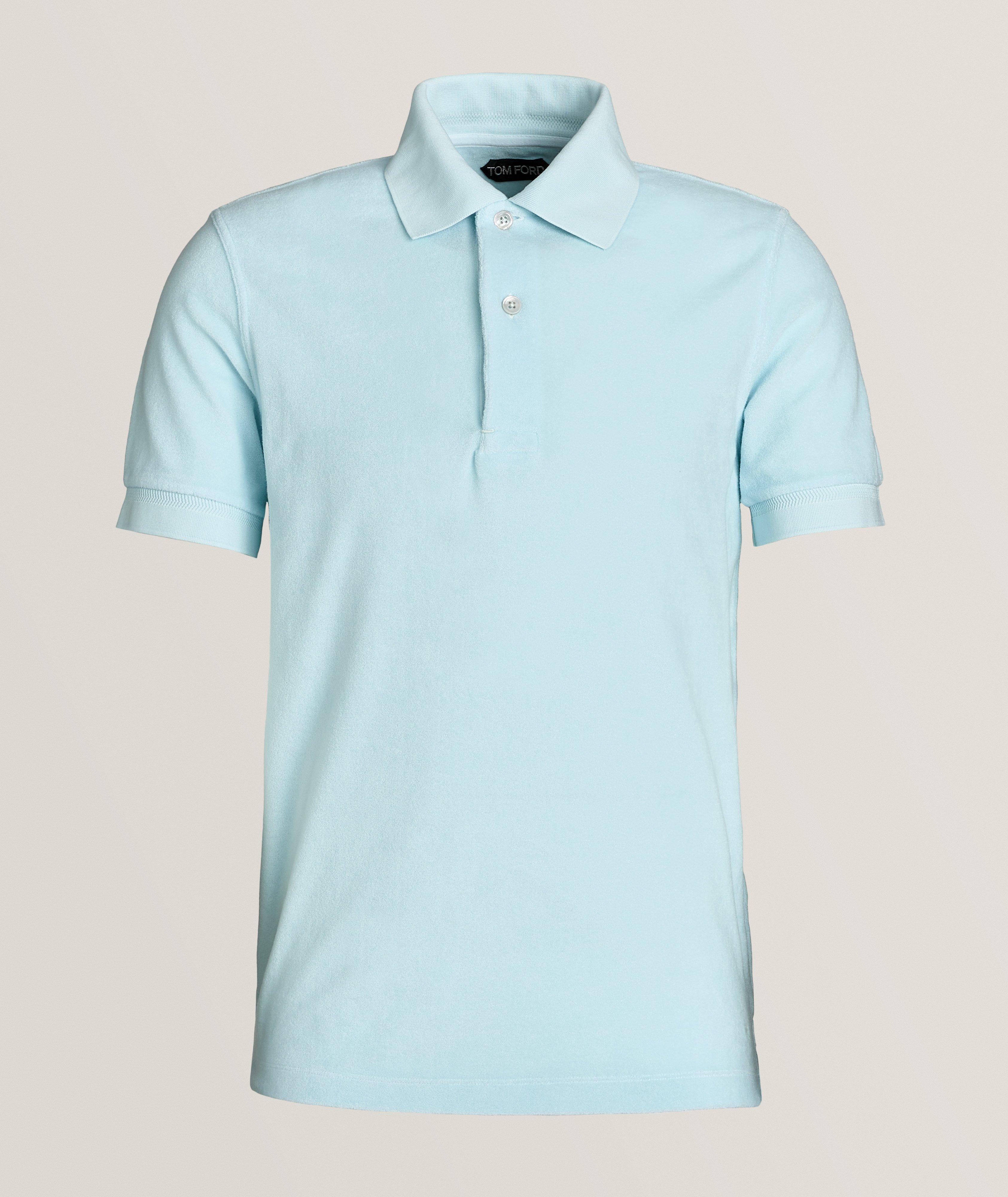 TOM FORD Tonal Terry Cotton Polo | Polos | Harry Rosen