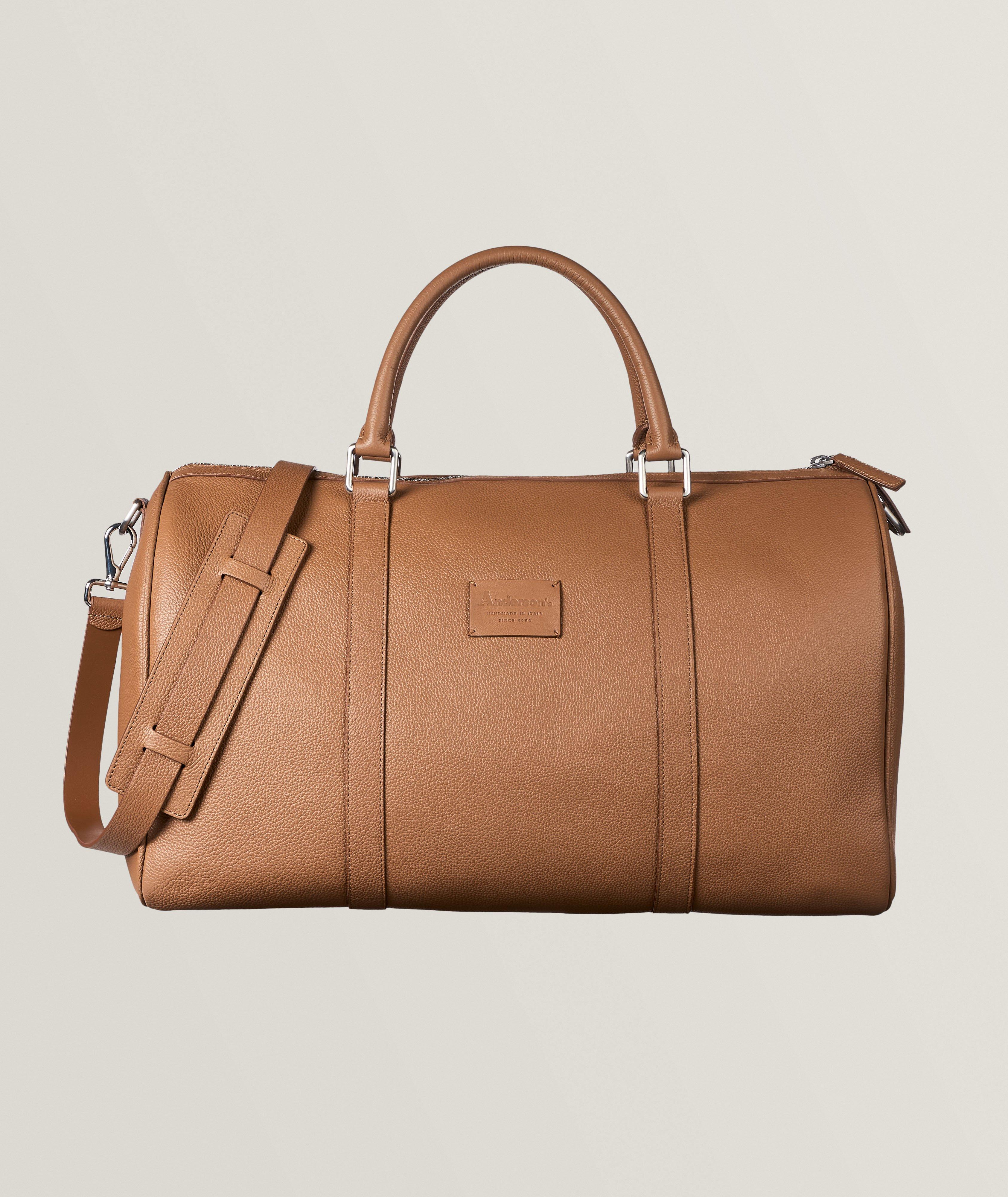 Anderson's Grained Leather Duffle Bag | Bags & Cases | Harry Rosen