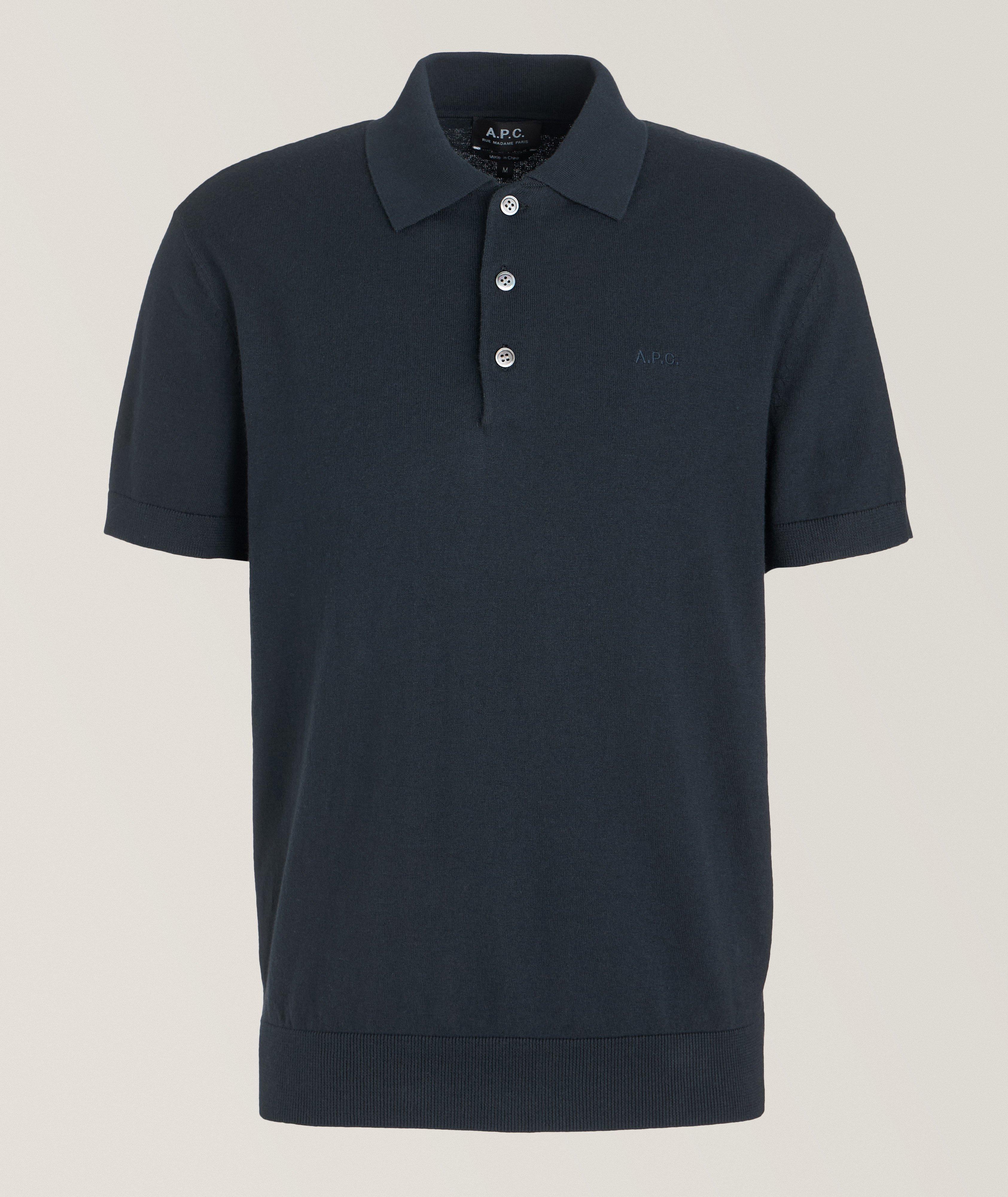 A.P.C. Polo Gregory en mélange de coton biologique | Polos | Harry Rosen
