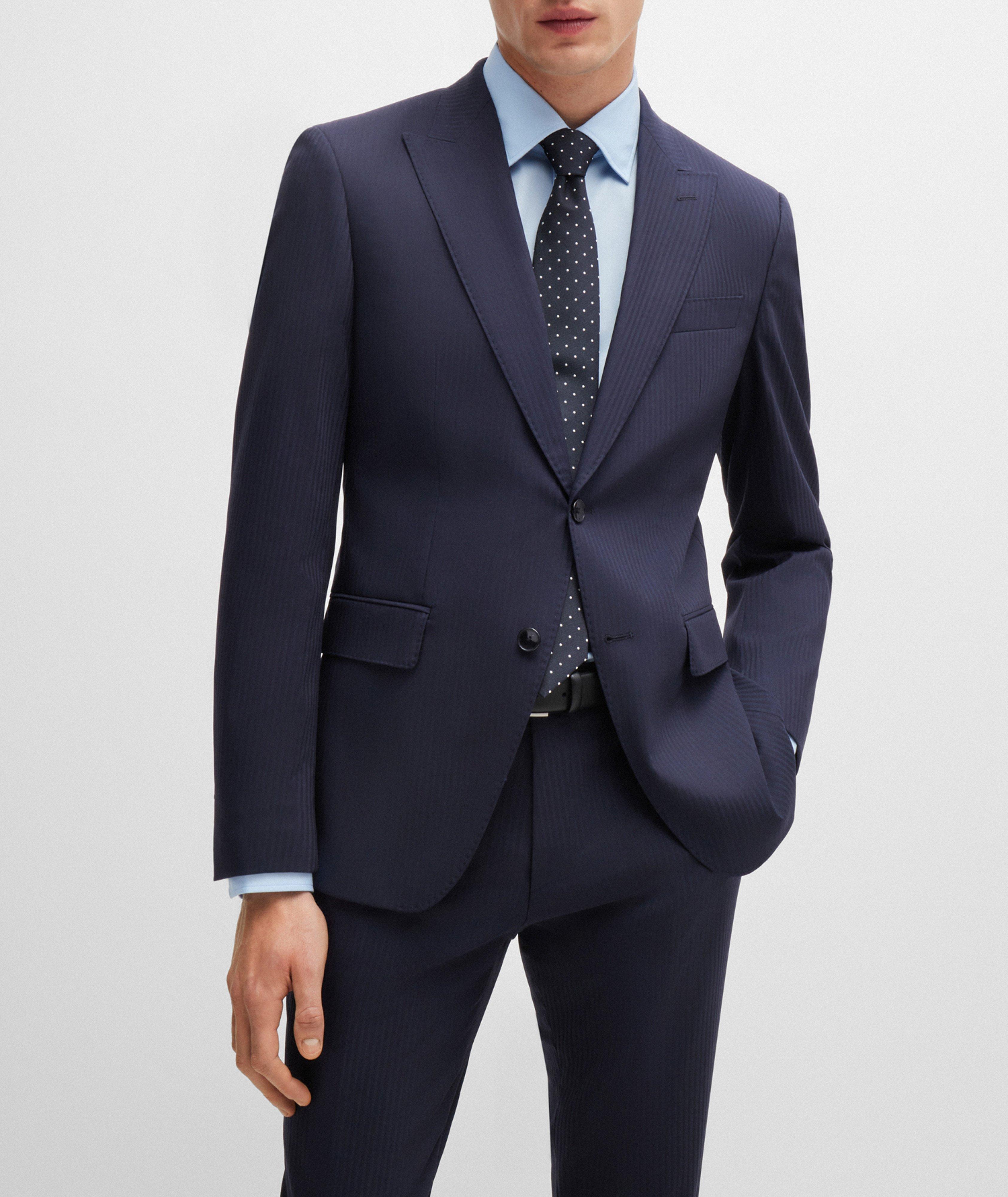 BOSS Black Heritage Striped Virgin Wool-Blend Suit | Suits | Harry Rosen