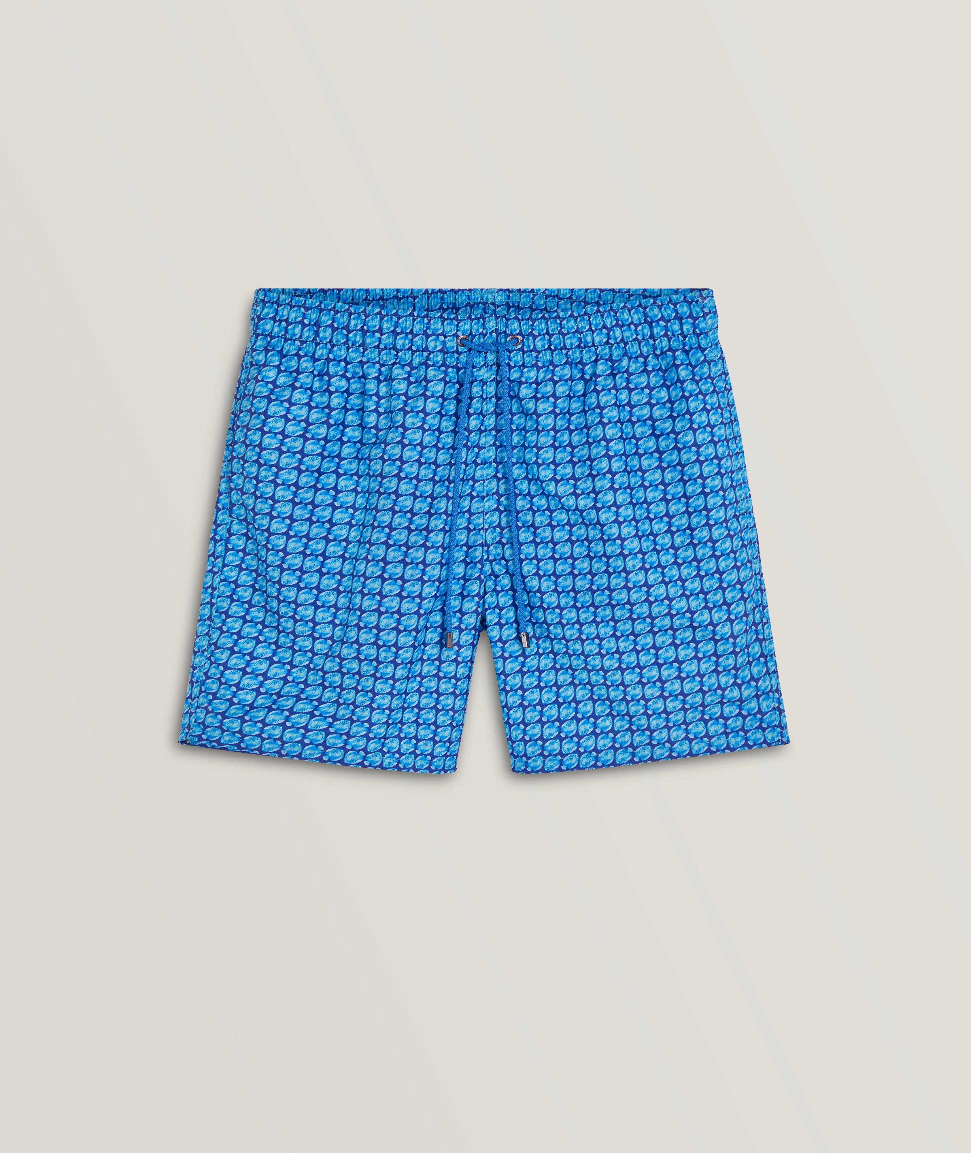 Bugatchi Cosmo Fish Swim Trunks | Swimwear | Harry Rosen