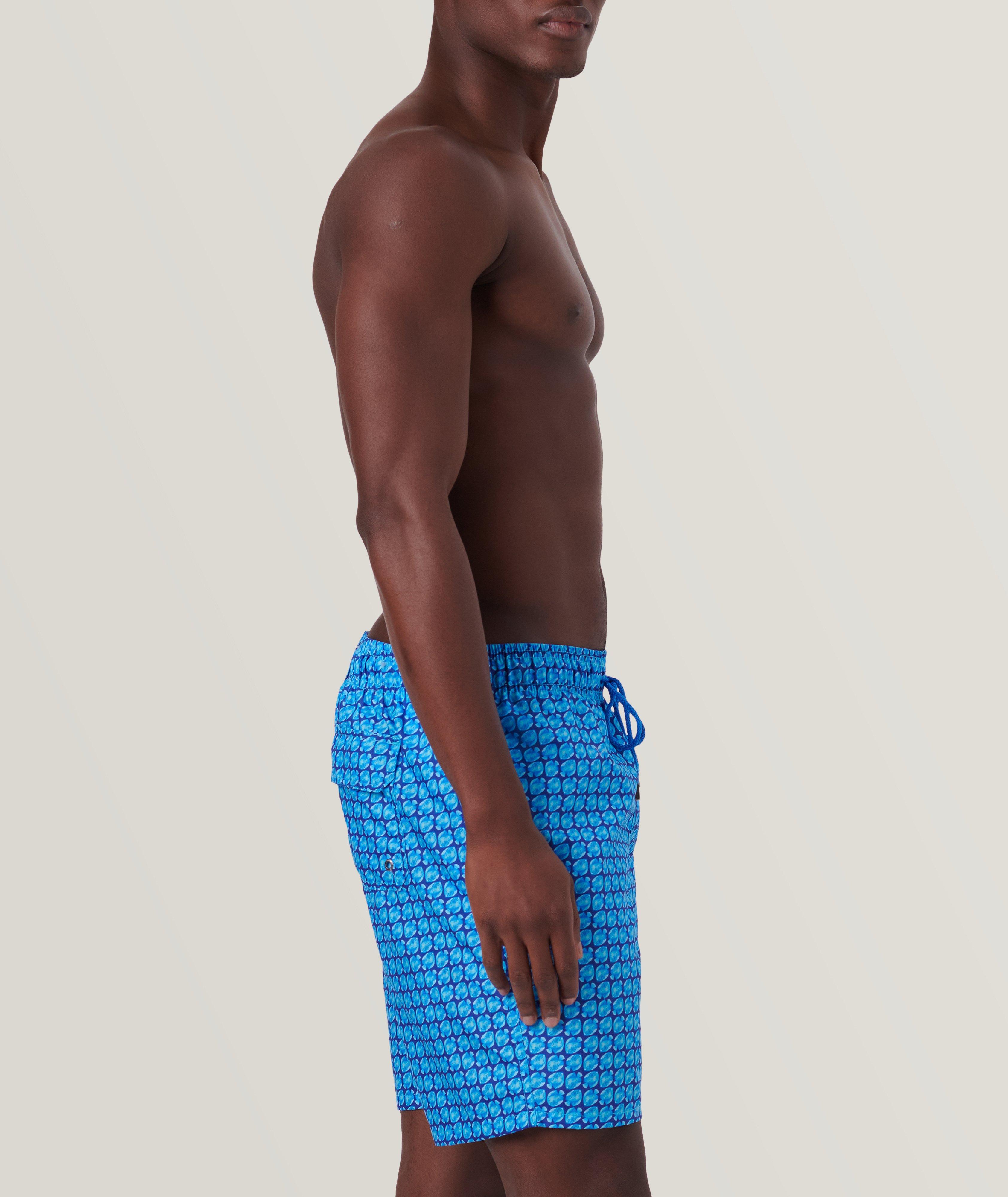 Bugatchi Cosmo Fish Swim Trunks | Swimwear | Harry Rosen