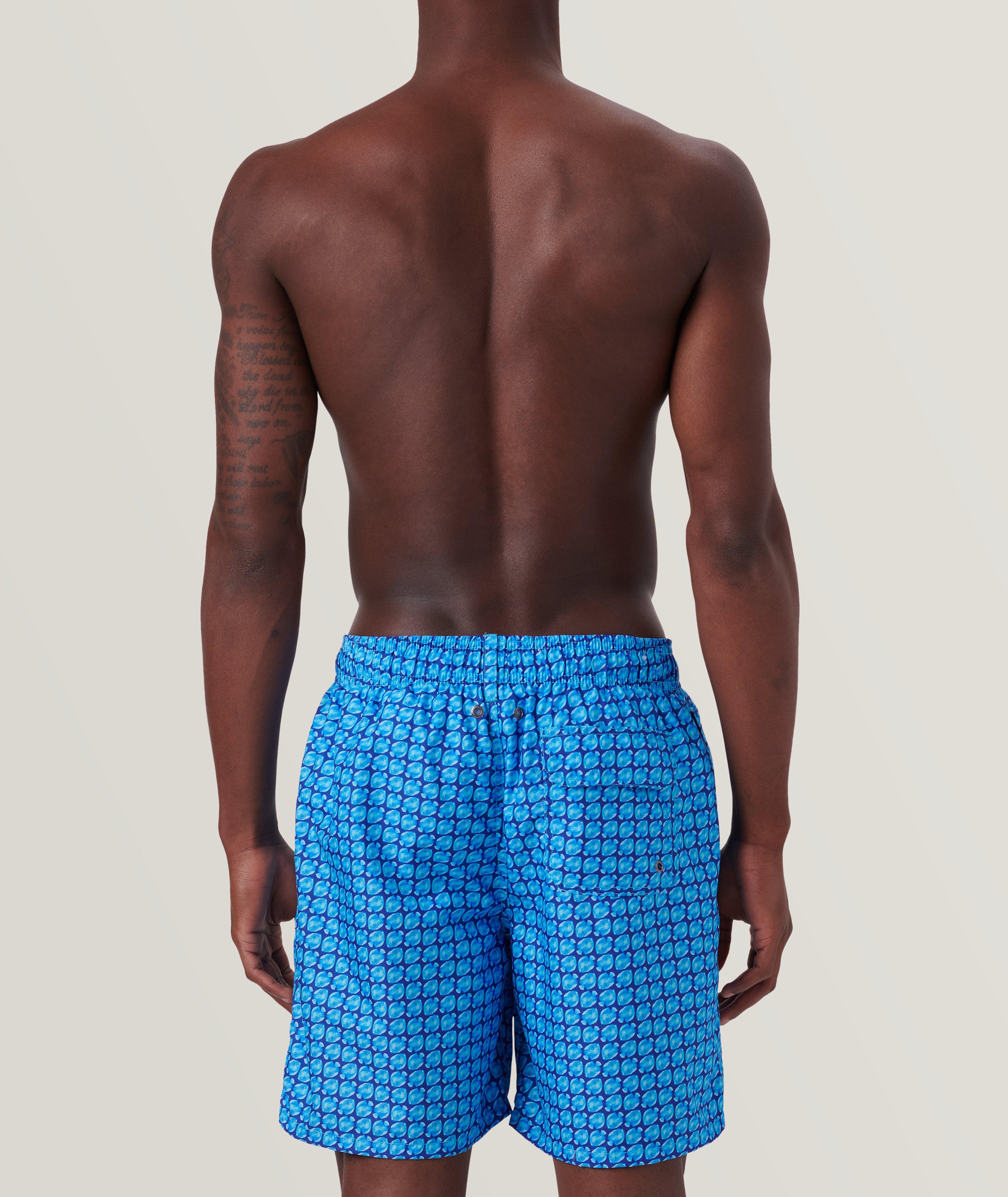 Bugatchi Cosmo Fish Swim Trunks | Swimwear | Harry Rosen