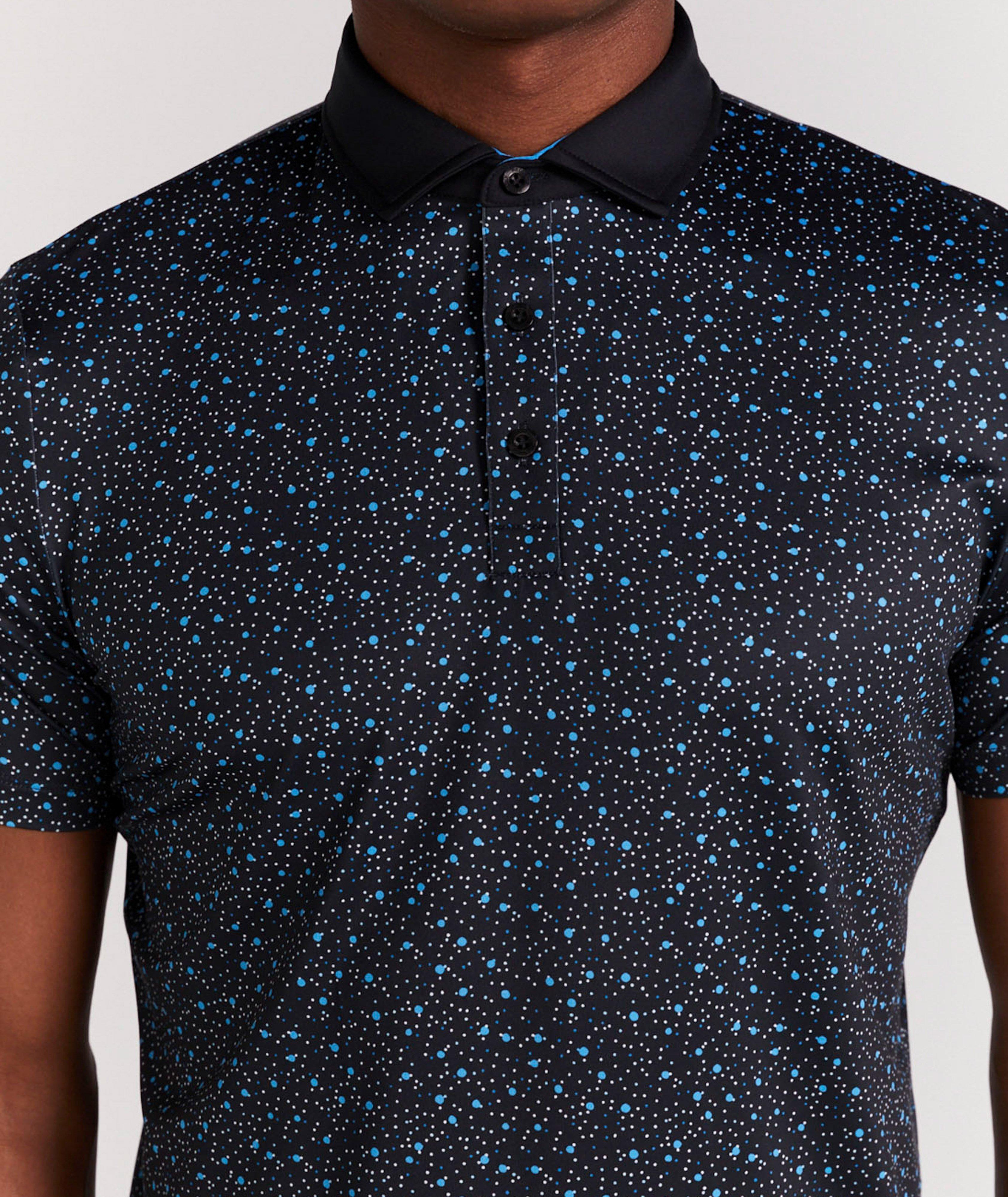 Redvanly Bedford Splatted Dot Pattern Polo | Polos | Harry Rosen
