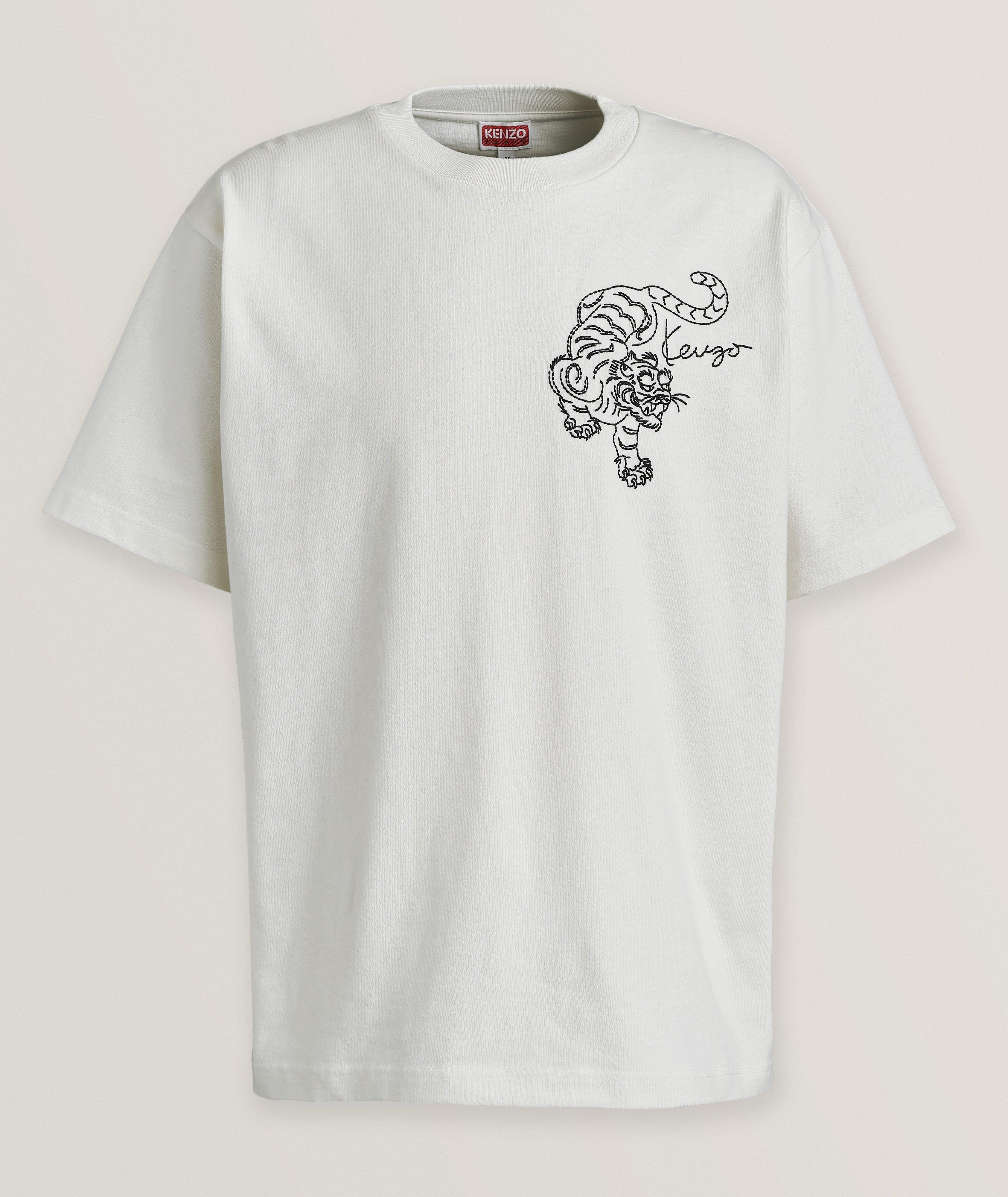 Kenzo t shirt embroidered store