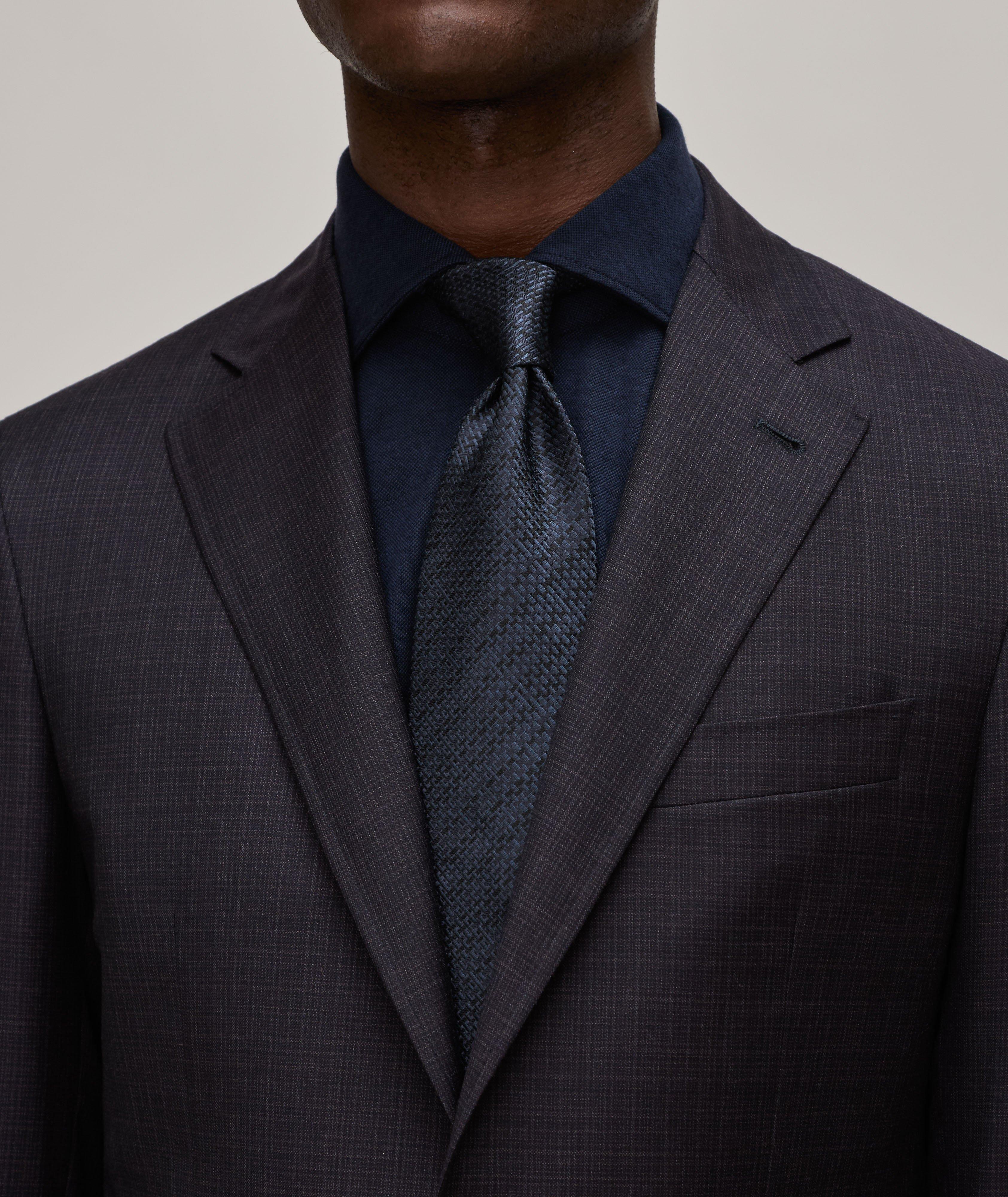 Canali Micro Pattern Silk Tie | Ties, Pocket Squares & Formal | Harry Rosen