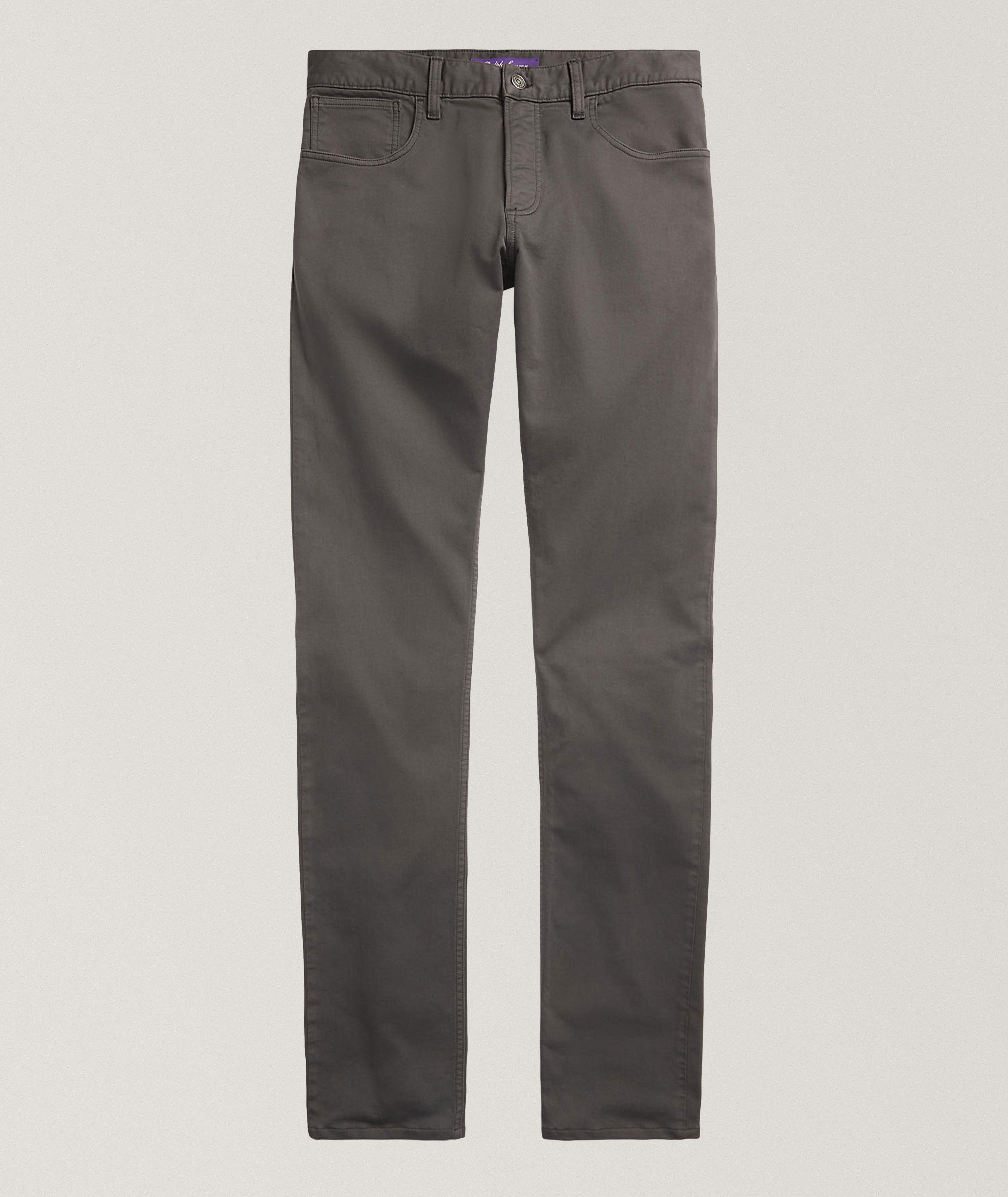 Ralph Lauren Purple Label Slim Fit Stretch-Cotton Pants | Pants | Harry ...