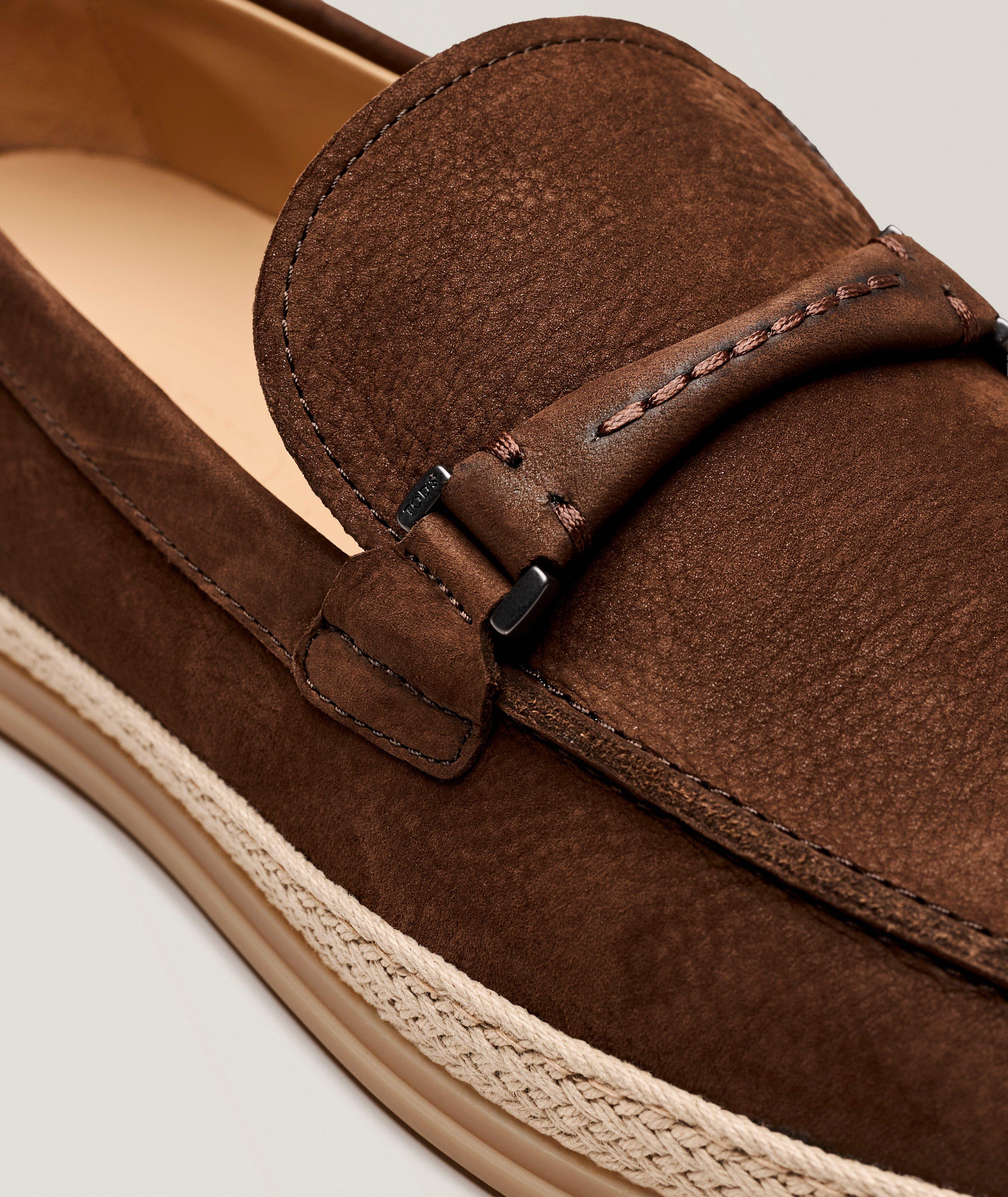 Tod's Flâneurs mors Espadrille en nubuck | Chaussures décontractées ...