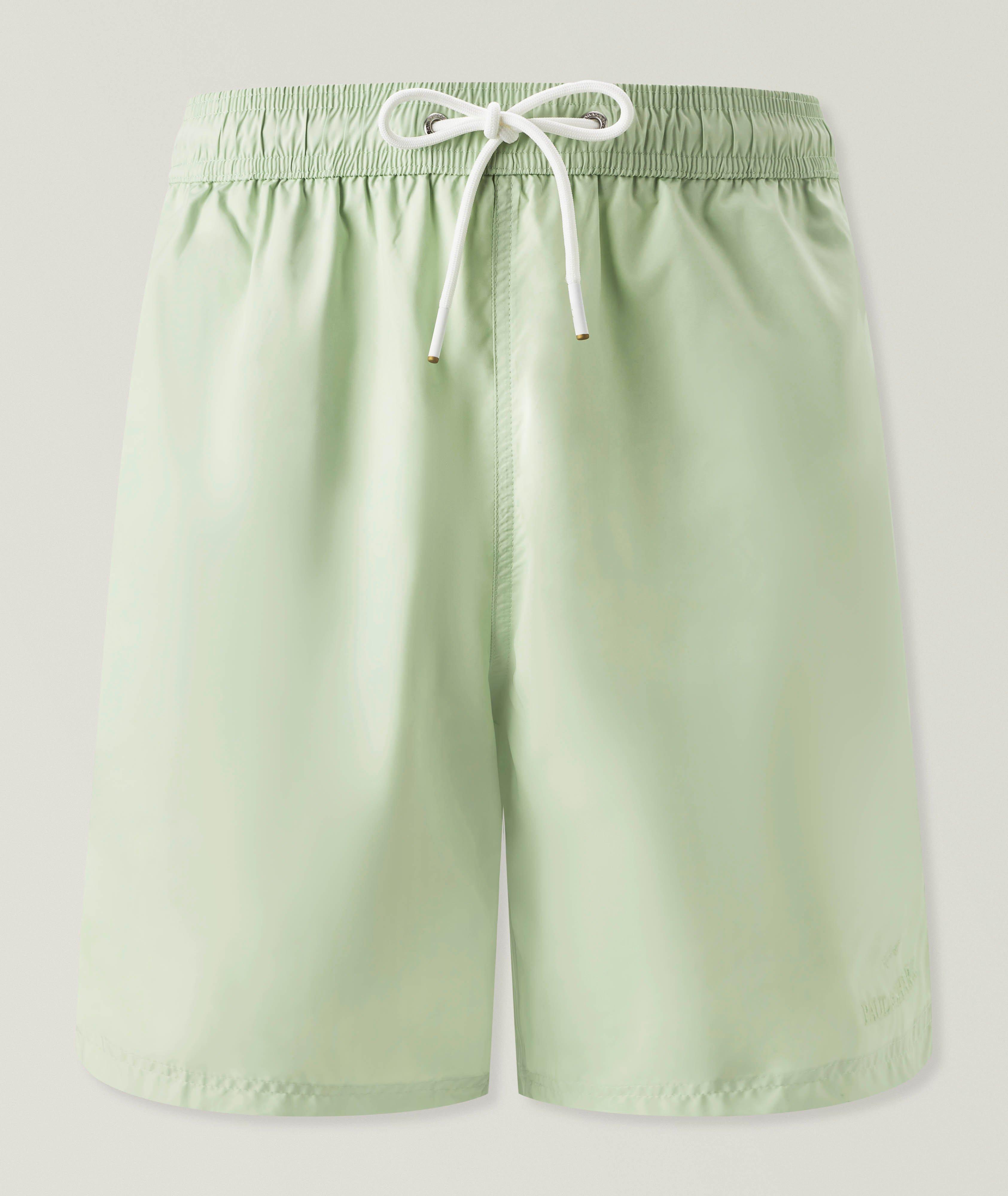 Paul & Shark Solid Swim Shorts & Zip Pouch Set | Swimwear | Harry Rosen